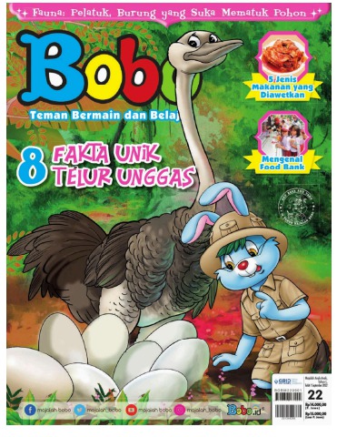 Majalah Bobo, 01 September 2022