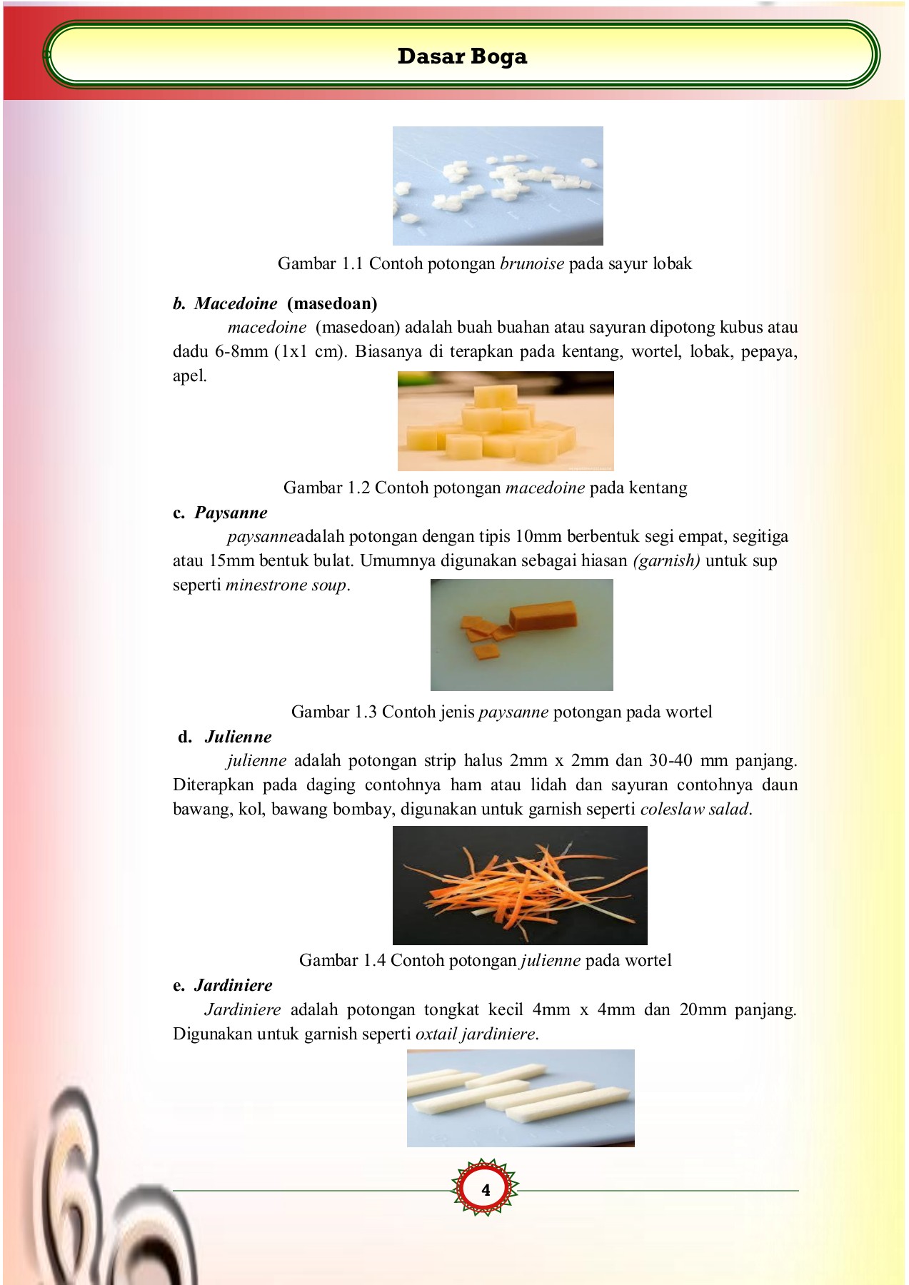 MODUL DASAR BOGA 2 - muhammadsabirinhadis - Halaman 10 | PDF Online | PubHTML5