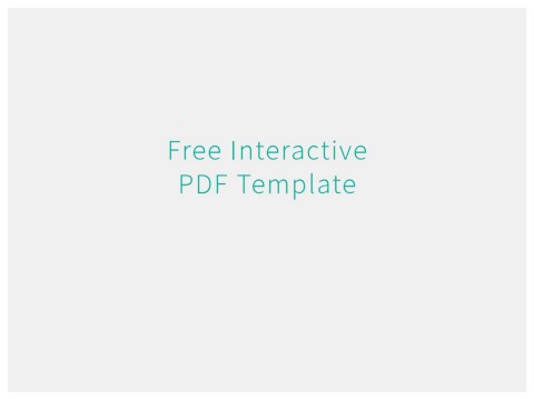 Free Indesign Template for Interactive PDF - Mpumi Oyola - Page 1 - 0 ...