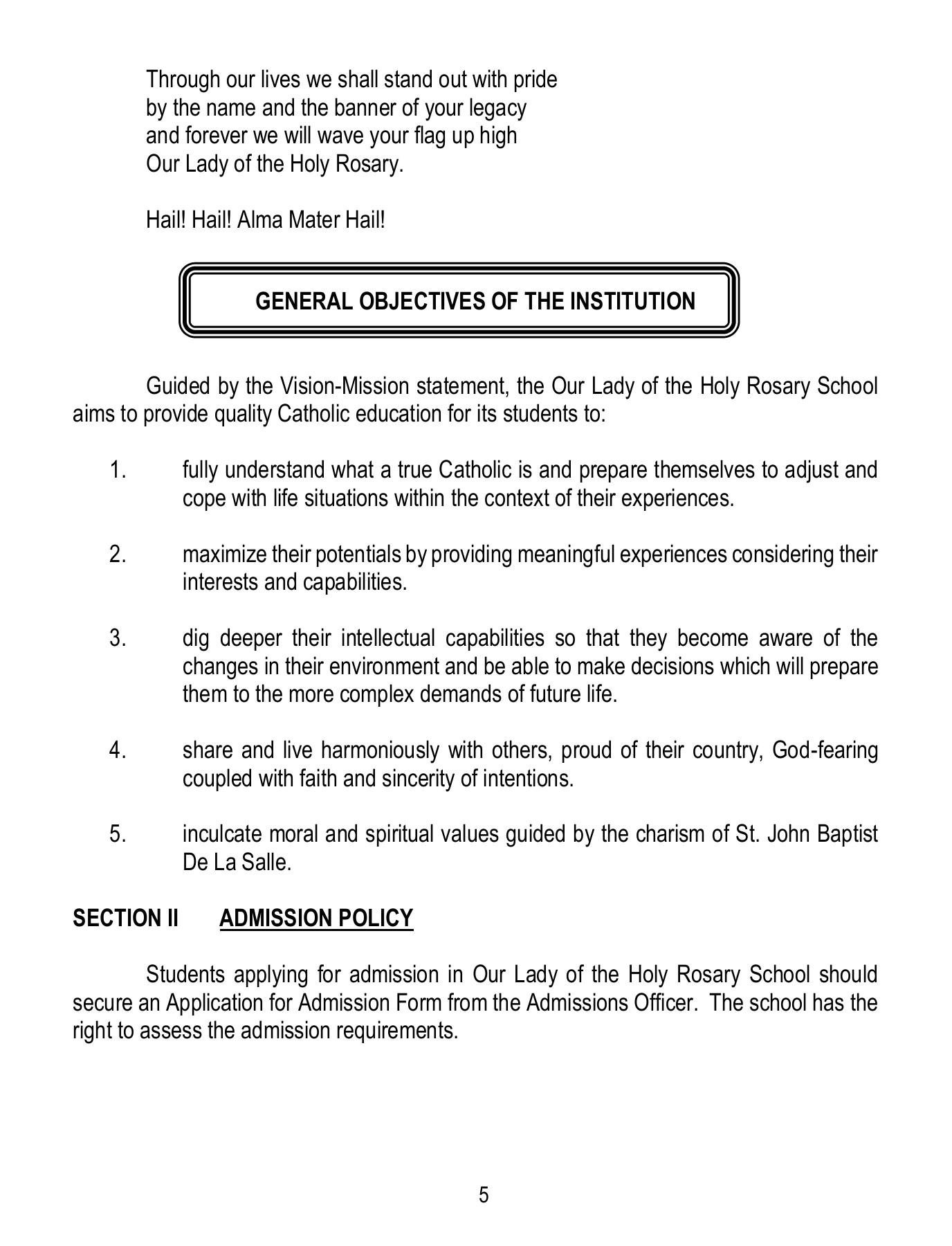 JHS Student Handbook - Marianne Therese Siapo - Page 10 | Flip PDF ...