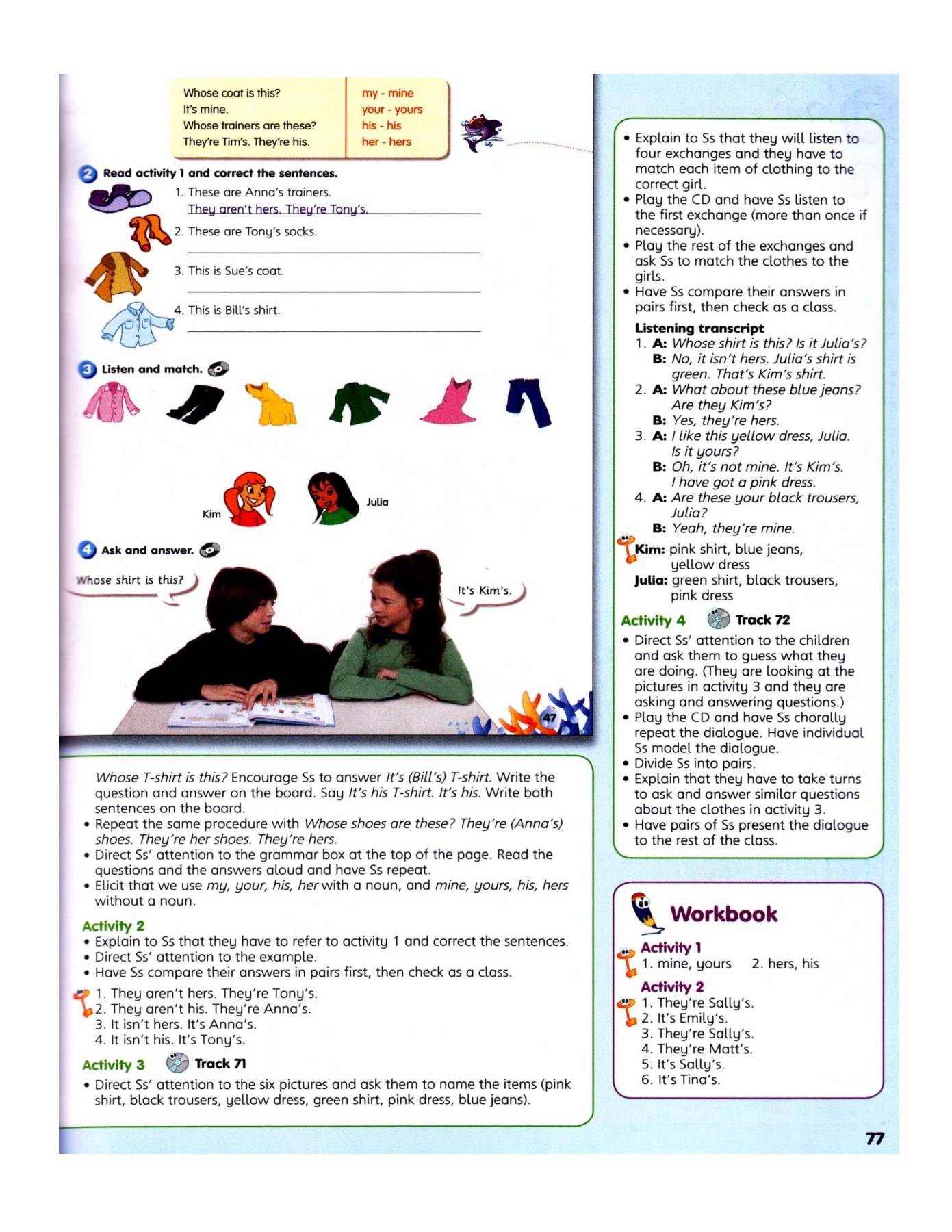 Year 3 Get Smart Plus 3 Teacher's book - beehwatan - Page 79 | Flip PDF ...