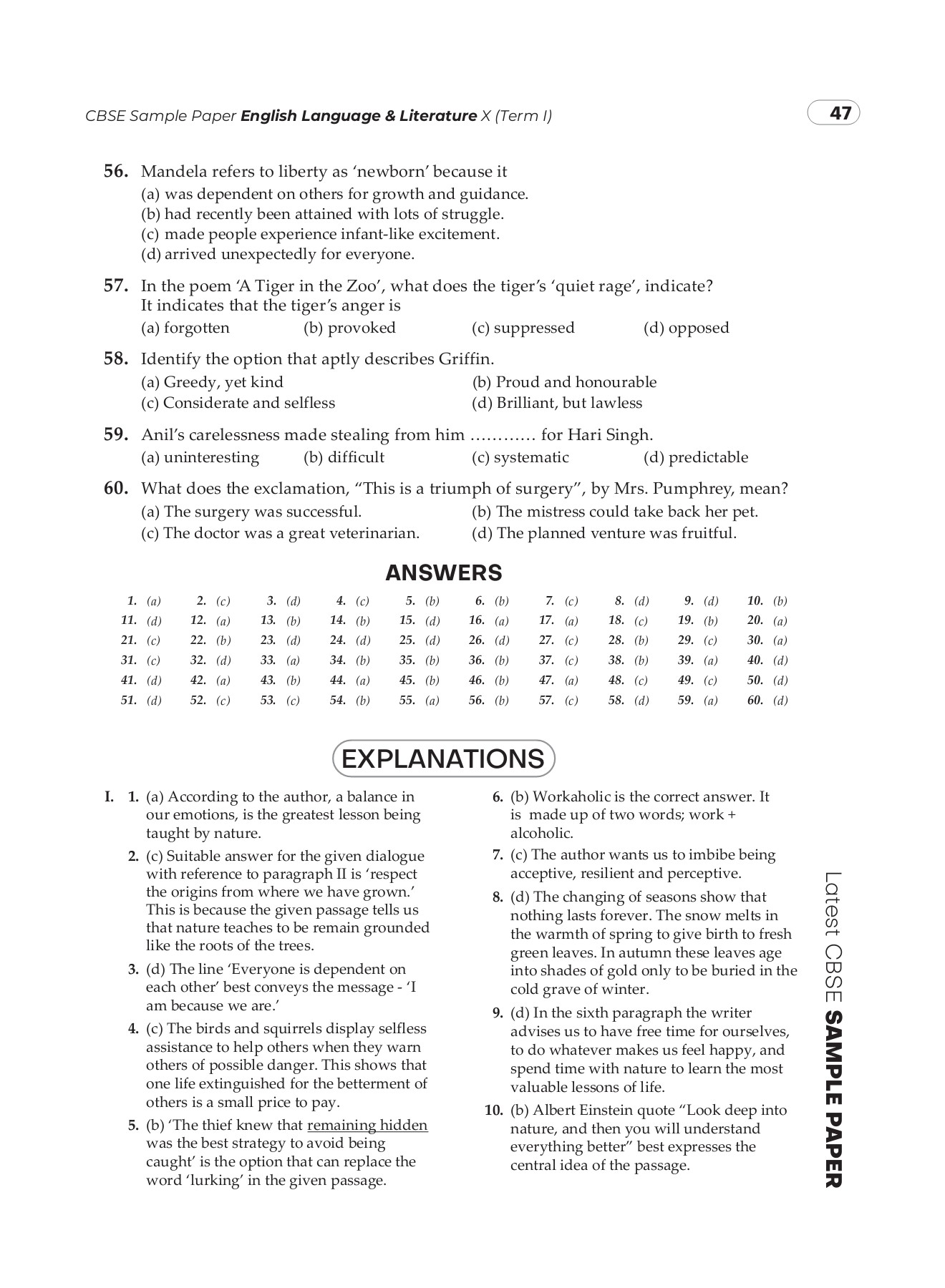 Arihant sample paper English - jaigupta02468 - Page 54 | Flip PDF ...