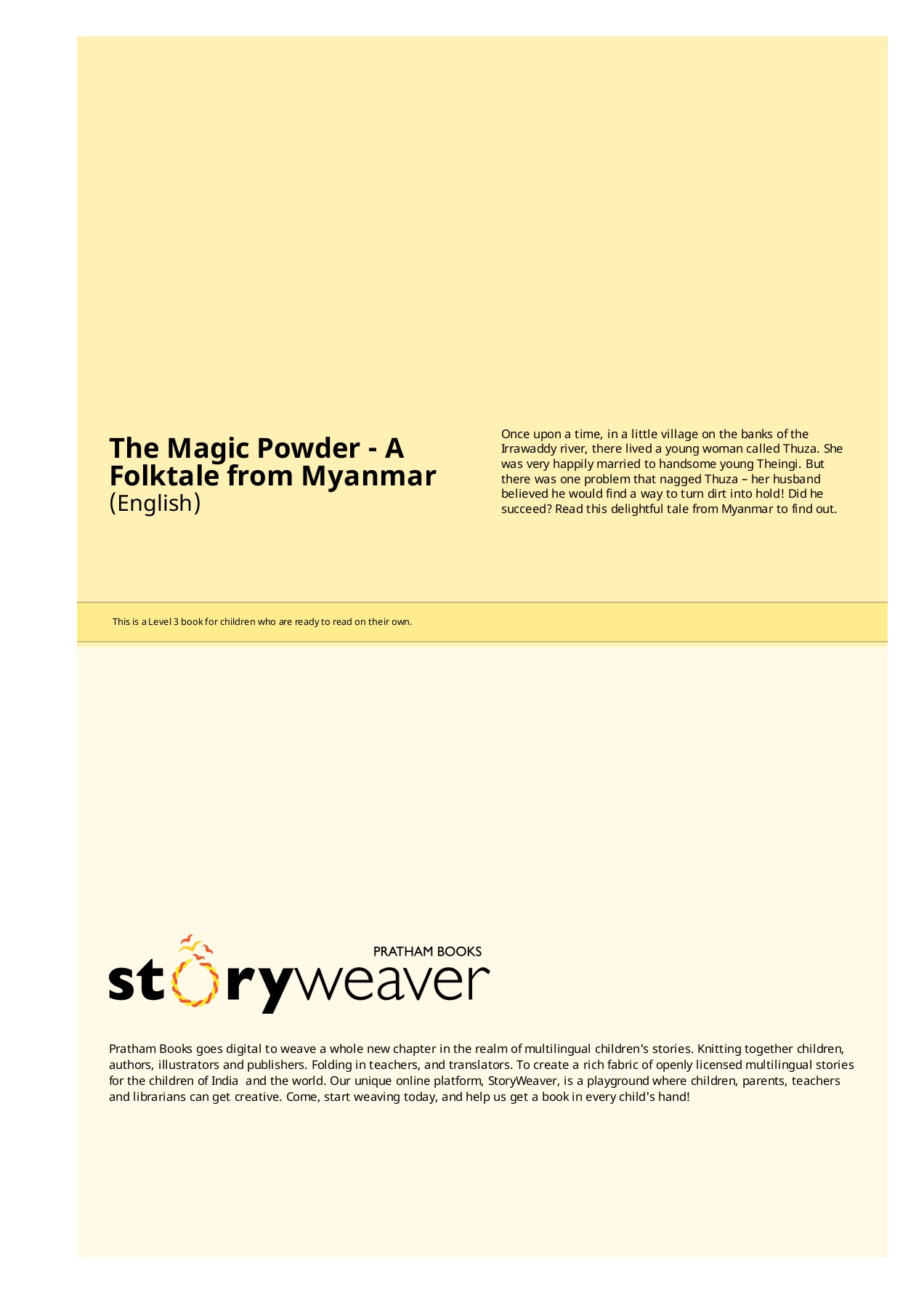 705-the-magic-powder-a-folktale-from-myanmar - priscie_peach - Page 15 | Flip PDF Online | PubHTML5