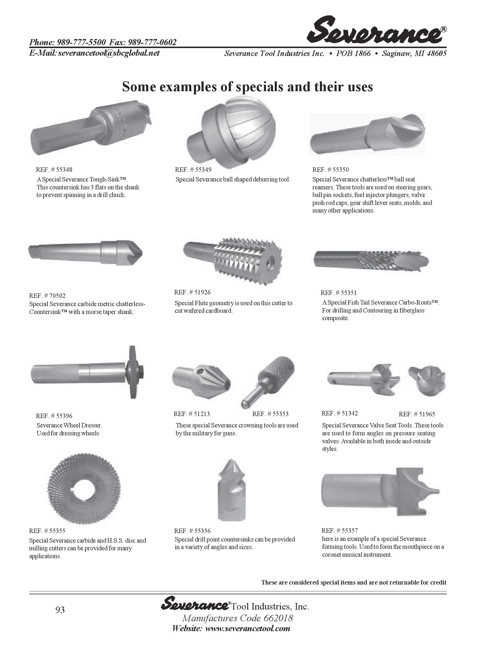 Severance Tool Catalog - scott - Page 94 | Flip PDF Online | PubHTML5