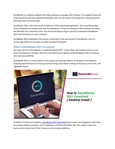 Download and Install QuickBooks Enterprise 2021