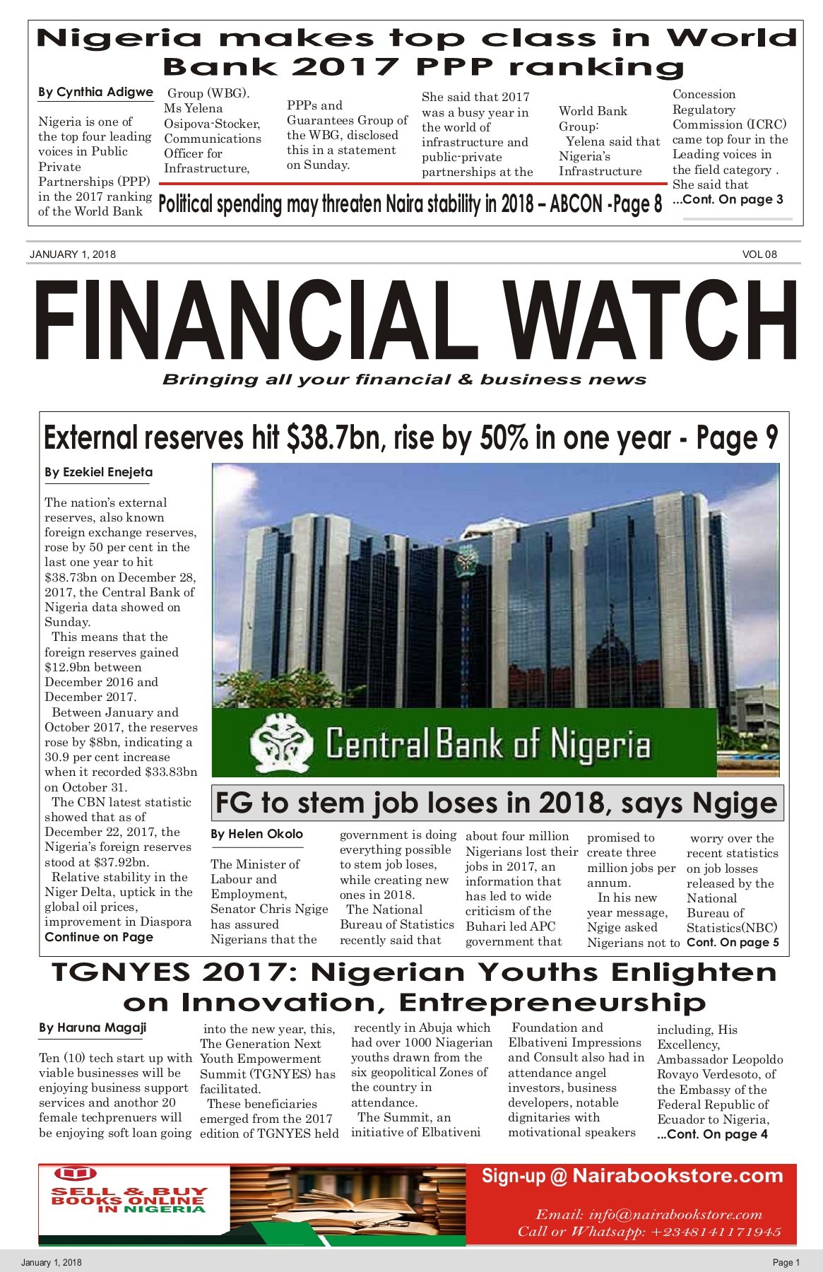 financial watch 01 01 2018 - financialwatchngr - Page 1 - 10 | Flip PDF ...