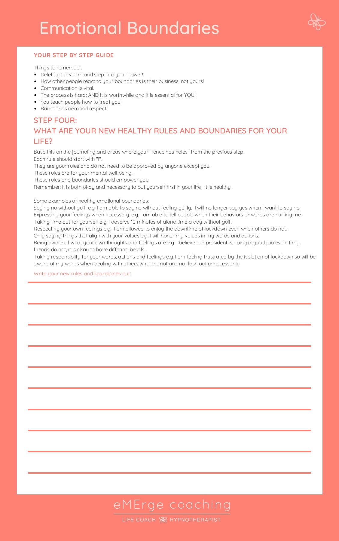 Emotional Boundaries Workbook - bianca - Page 5 | Flip PDF Online ...