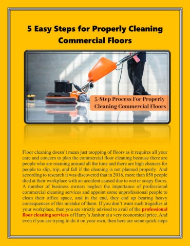Some Easy Steps for Properly Cleaning Commercial Floors-converted