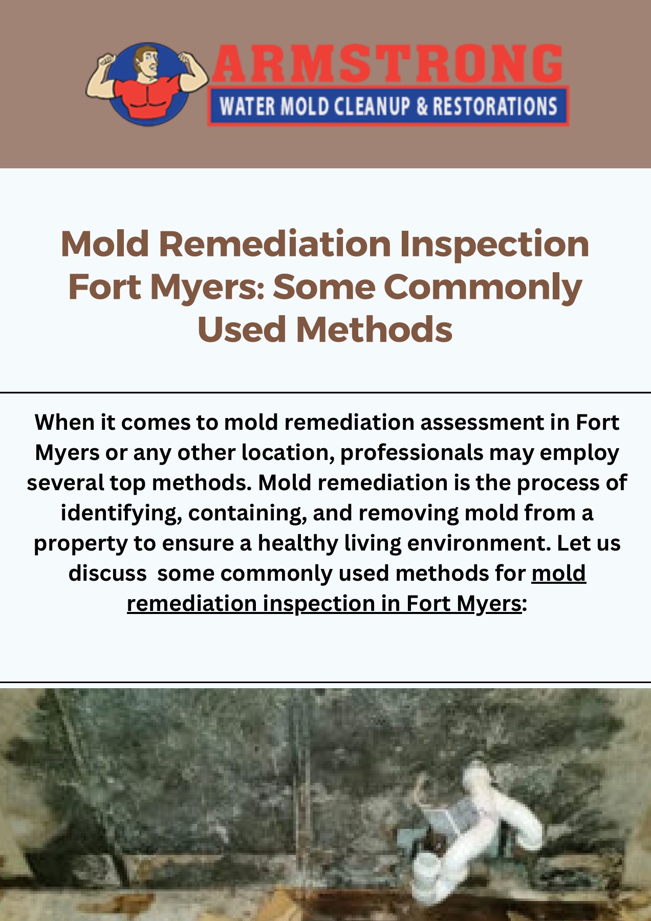 Comprehensive Mold Remediation Inspection in Fort Myers | Expert ...