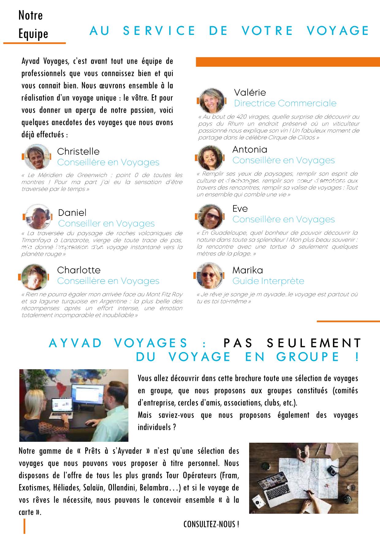 Brochure Ayvad voyages 2021 - evolution - Page 4 | PDF Feuilletable en Ligne | PubHTML5