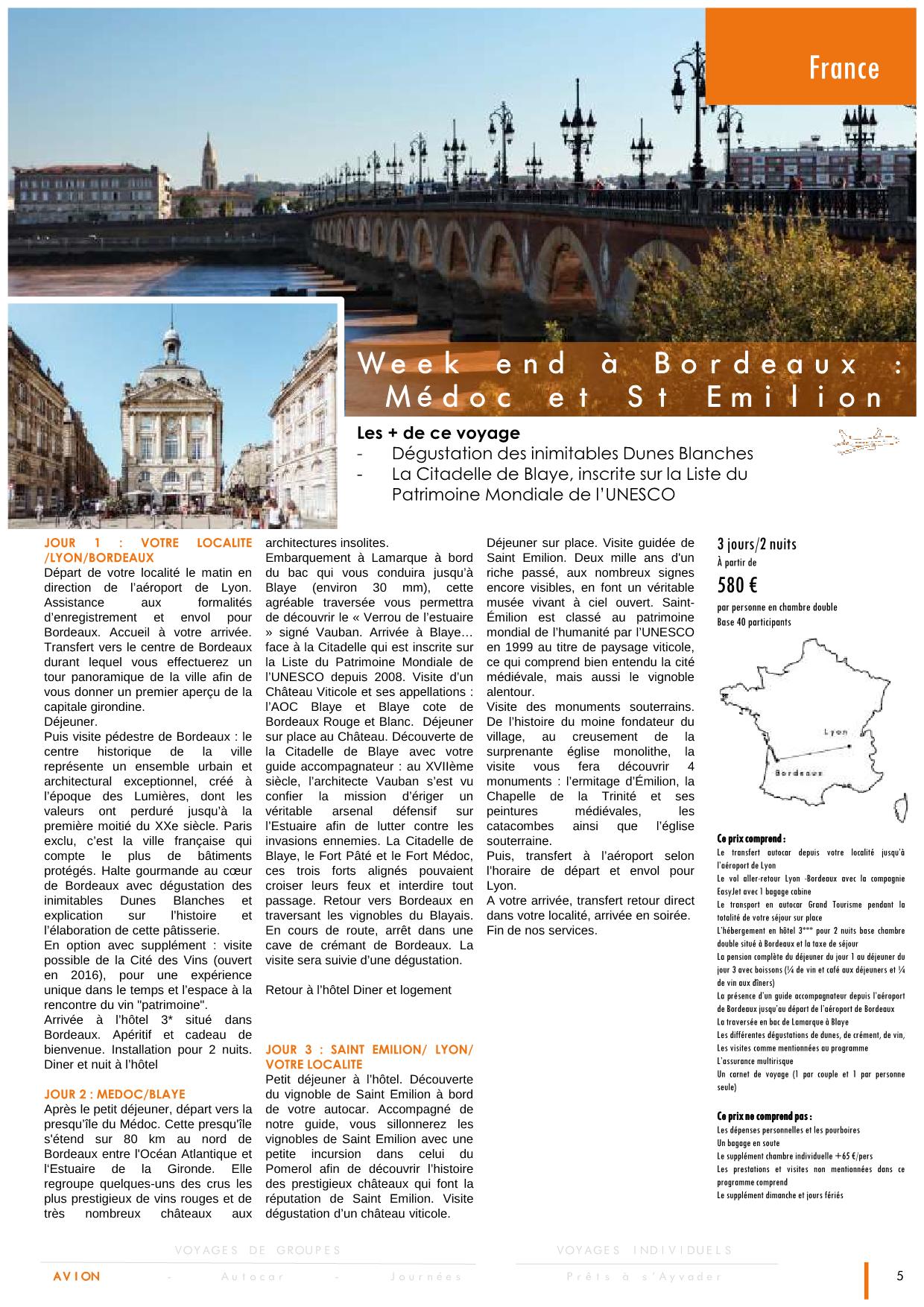 Brochure Ayvad voyages 2021 - evolution - Page 5 | PDF Feuilletable en Ligne | PubHTML5