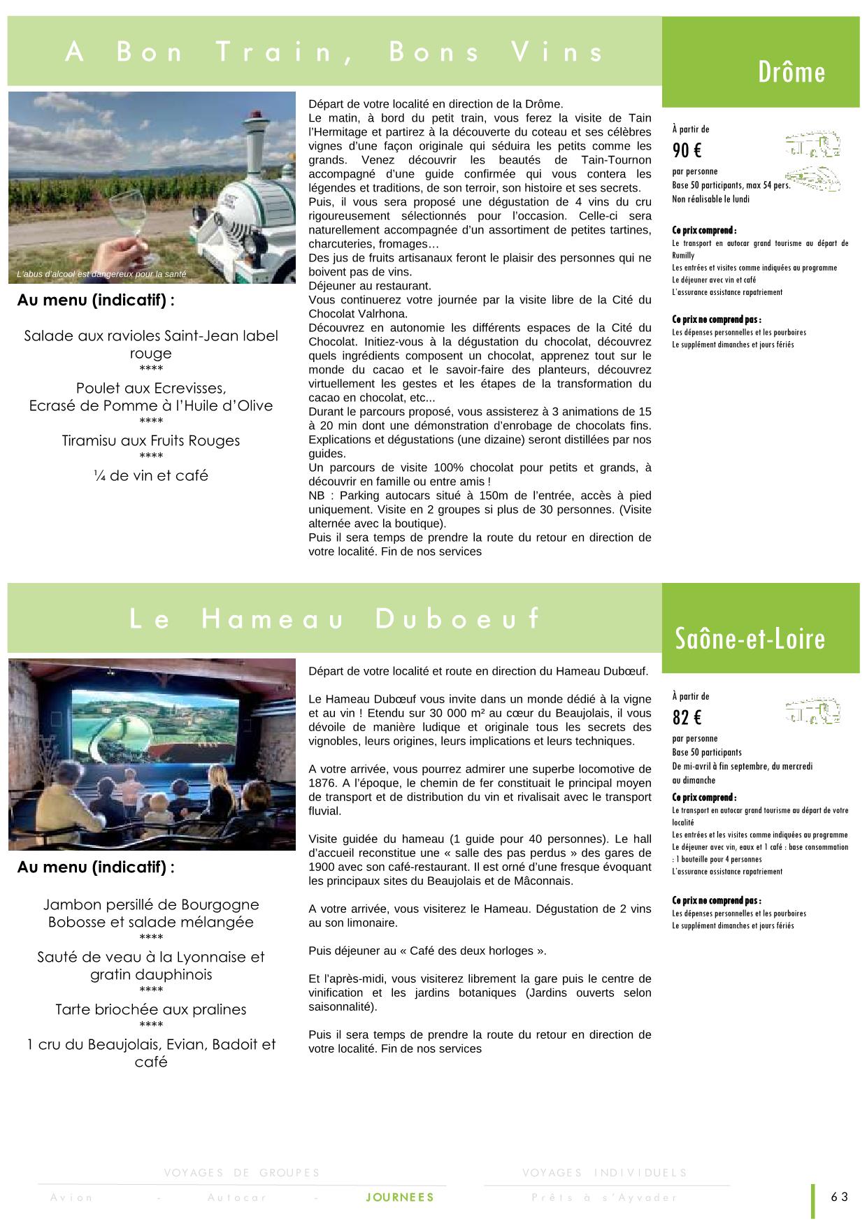 Brochure Ayvad voyages 2021 - evolution - Page 63 | PDF Feuilletable en Ligne | PubHTML5