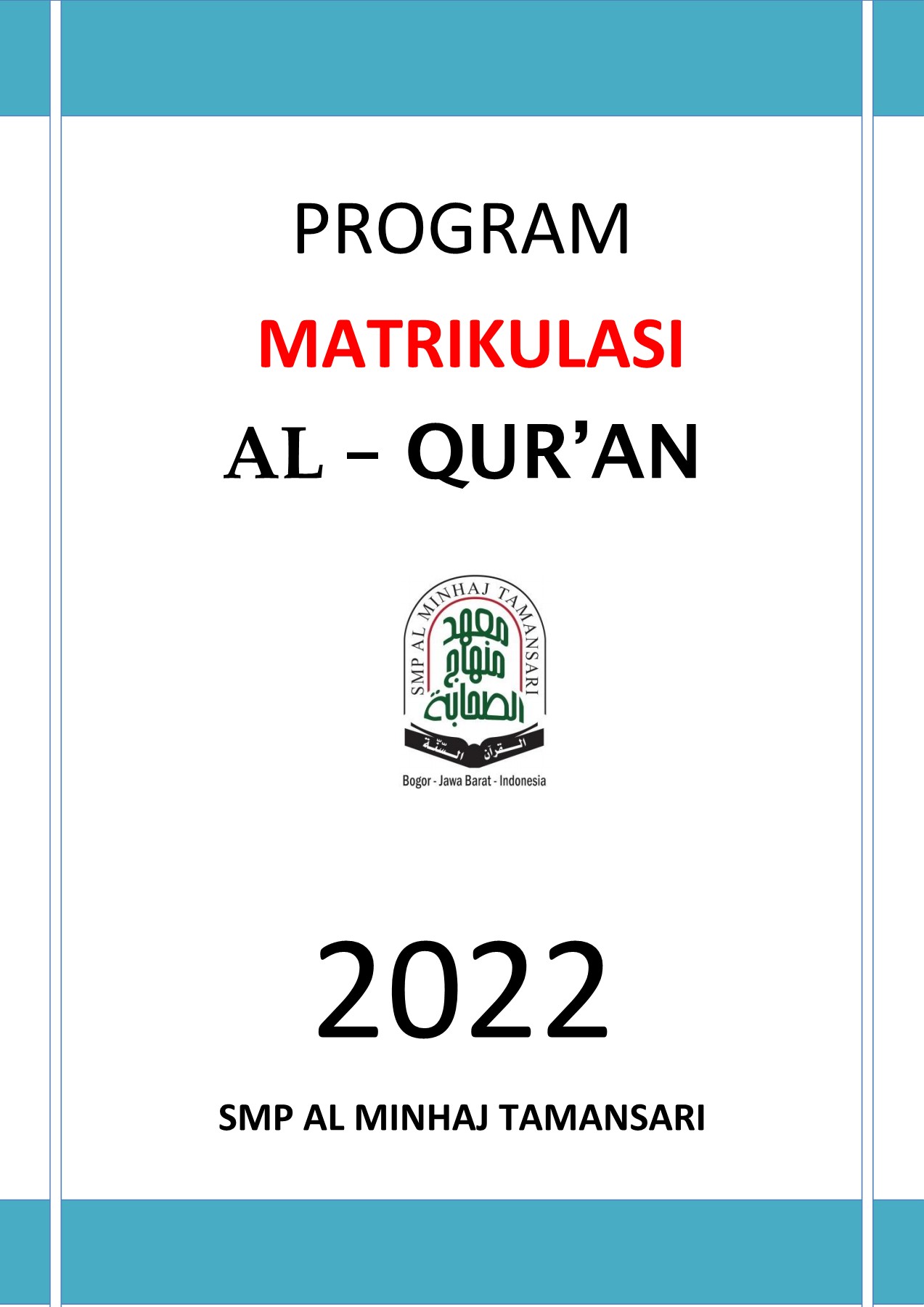 PROGRAM-MATRIKULASI-QURAN-2022-2023-final - smpalminhaj - Kaca 1 | PDF ...