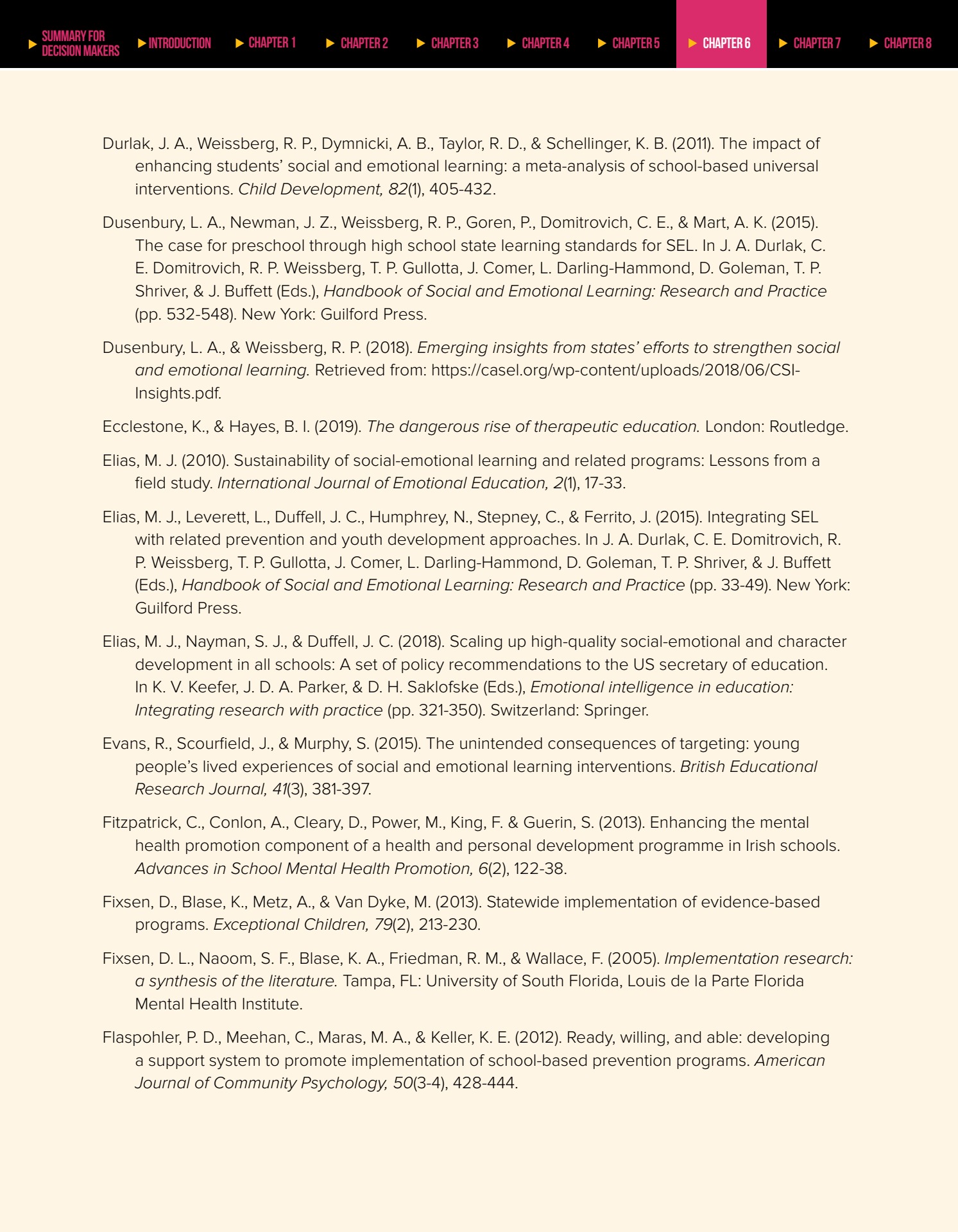 Rethinking Learning - A Review of Social and Emotional Learning For Education System - eLearning ...