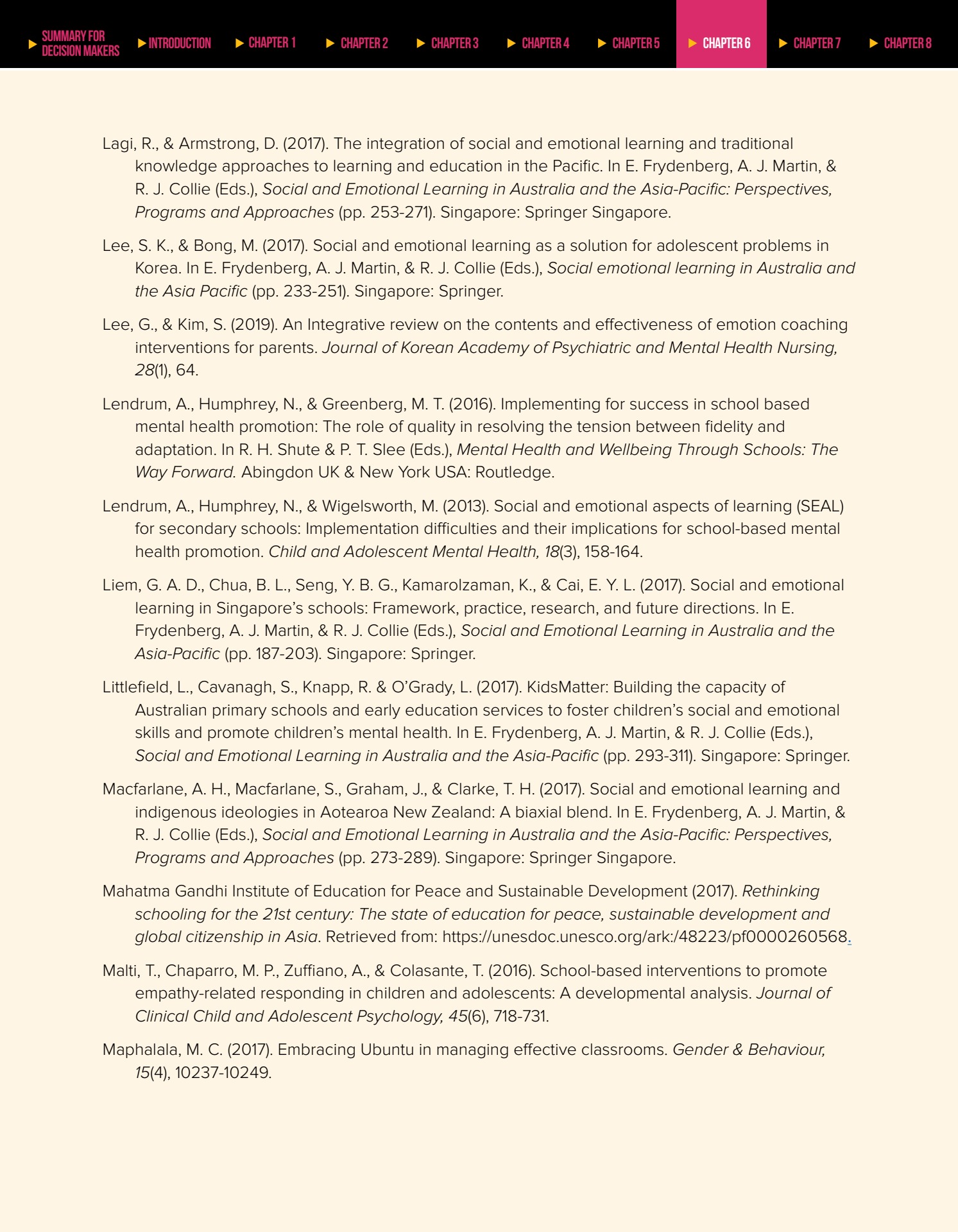 Rethinking Learning - A Review of Social and Emotional Learning For Education System - eLearning ...