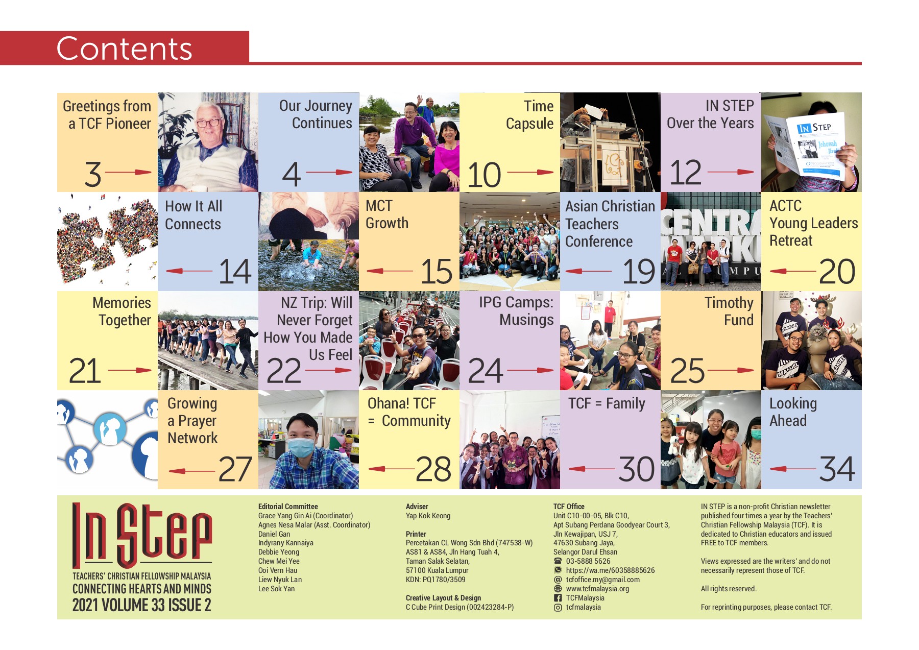 TCF 60th Anniversary In Step 2021 Volume 33 Issue 2 - tcfoffice.my ...