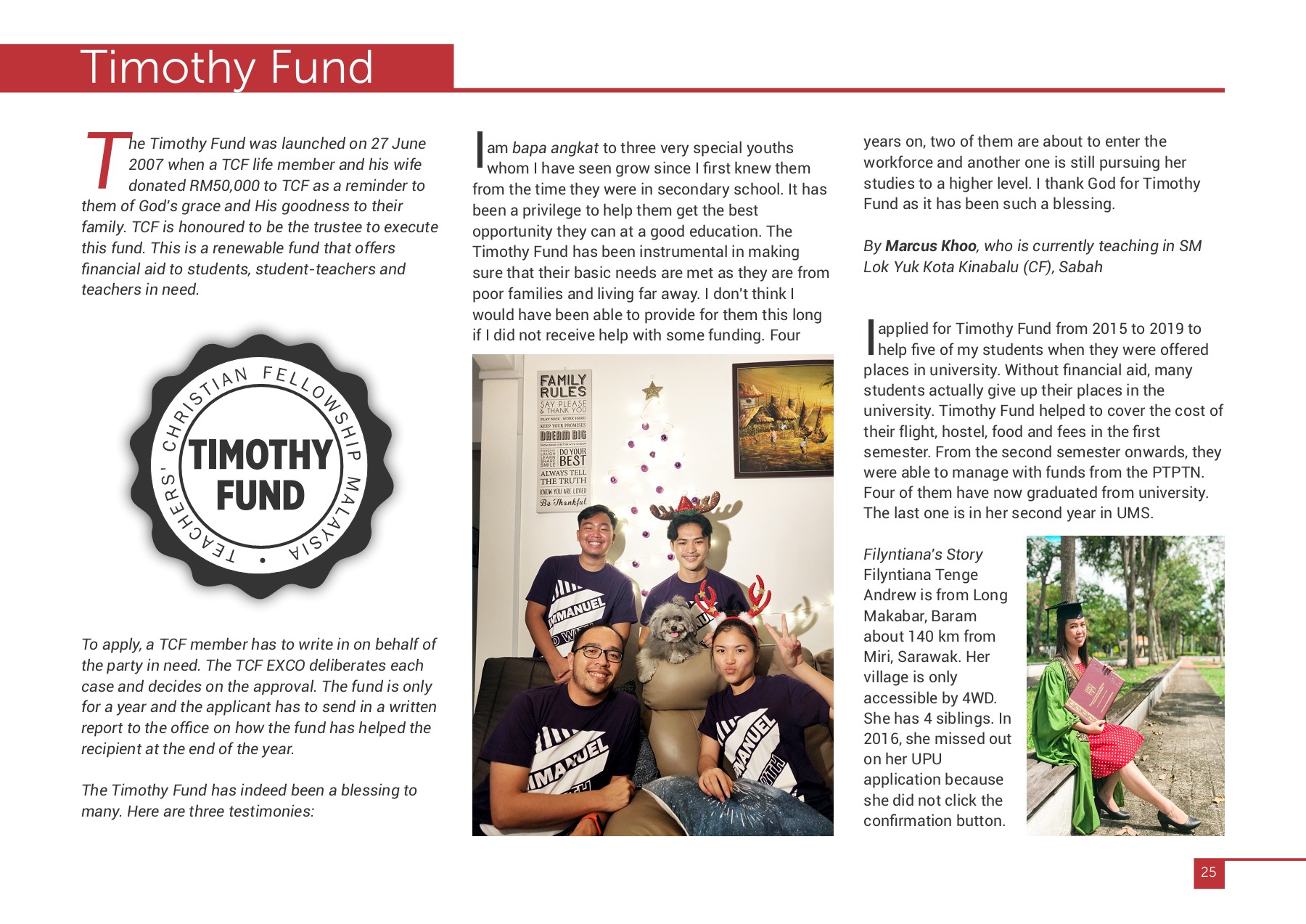 TCF 60th Anniversary In Step 2021 Volume 33 Issue 2 - tcfoffice.my ...