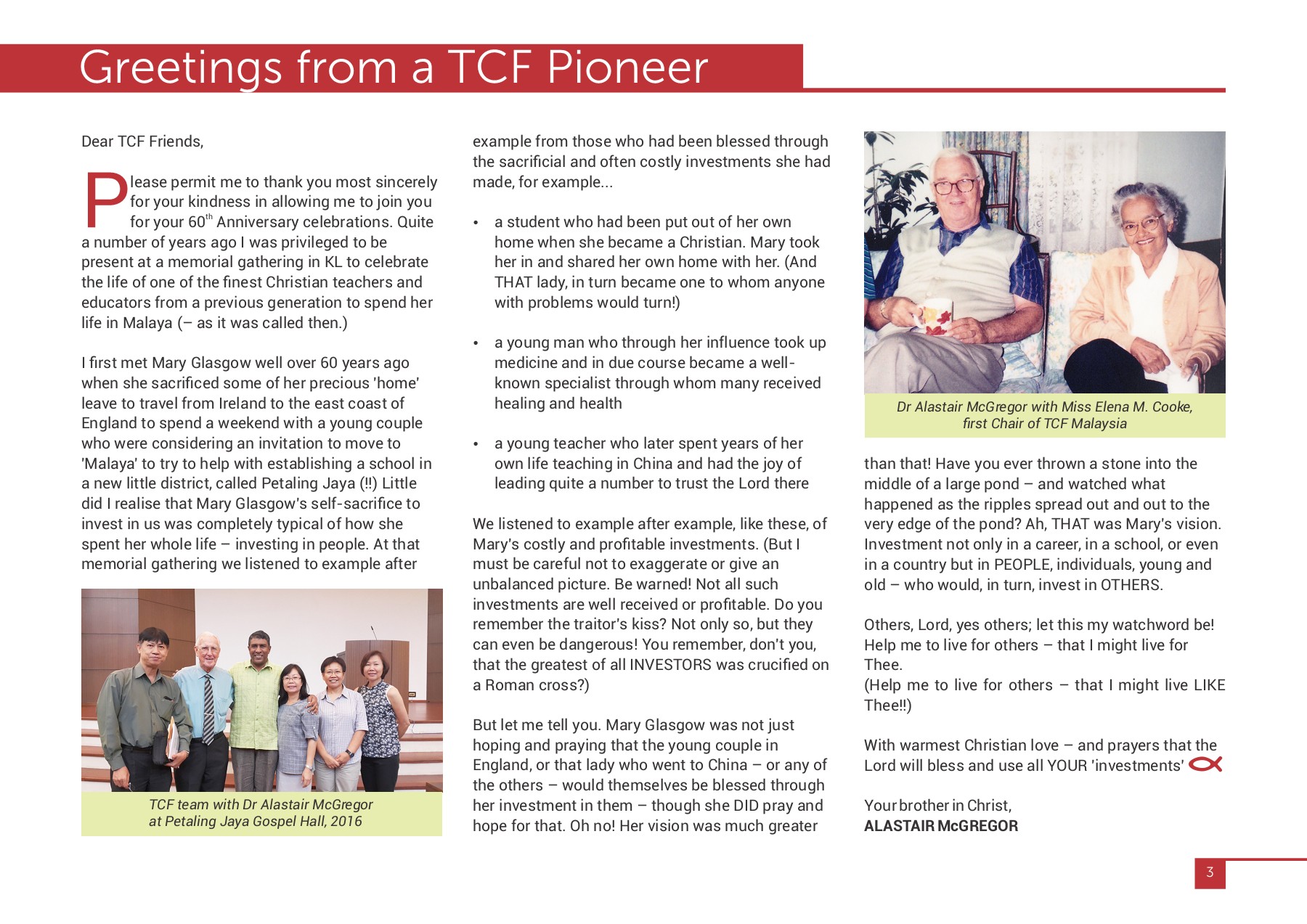 TCF 60th Anniversary In Step 2021 Volume 33 Issue 2 - tcfoffice.my ...