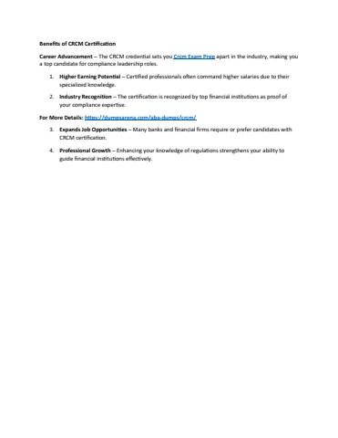 CRCM Exam Prep by DumpsArena – Your Fastest Path to Success