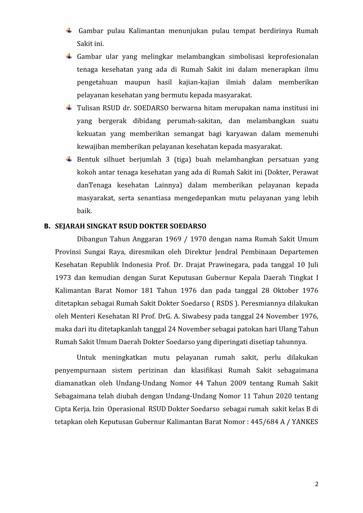 PROFIL RSUD dr. SOEDARSO TAHUN 2022 - PPID RS dr. Soedarso - Halaman 5 | PDF Online | PubHTML5