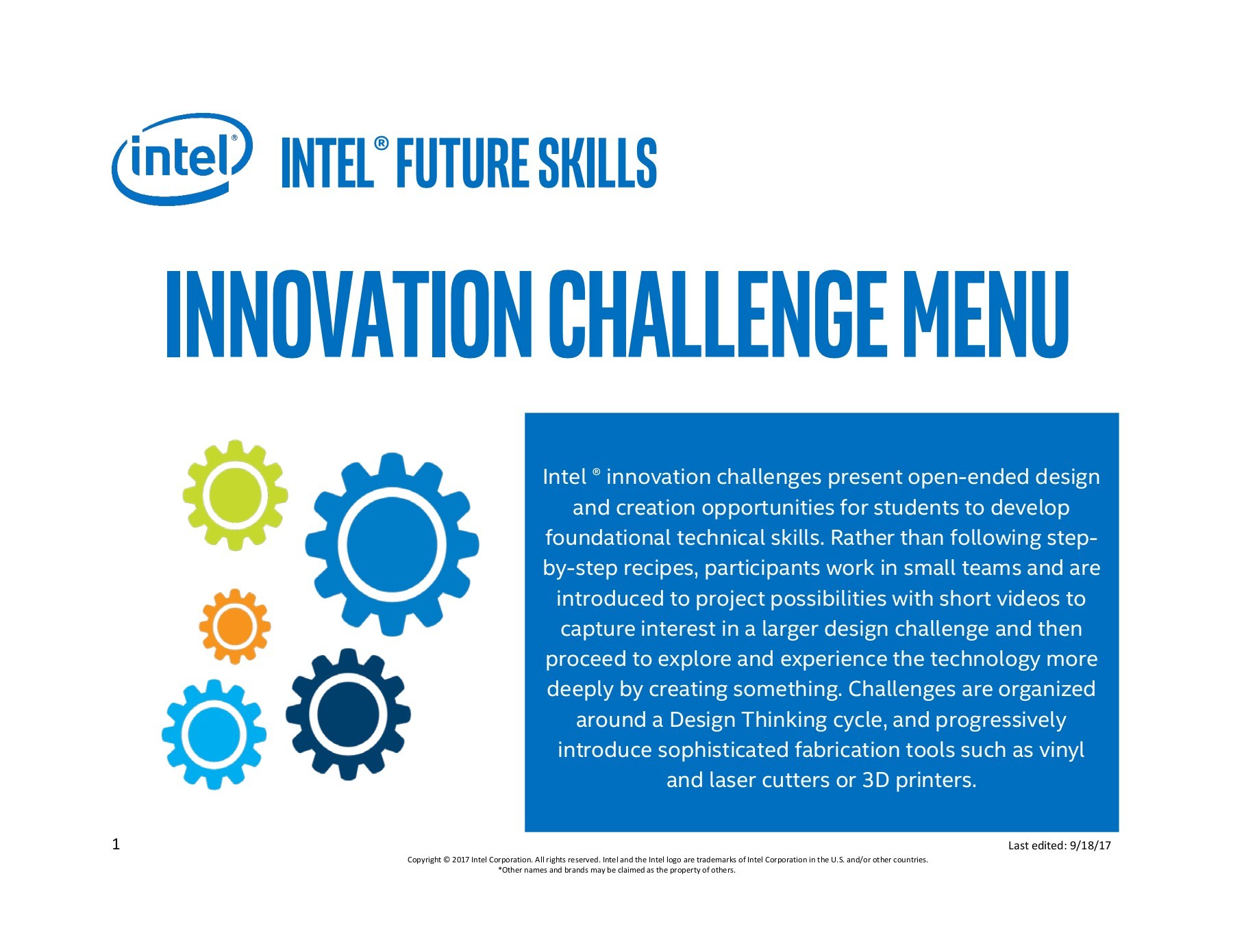 Intel Challenge Menu V8-short - Tolga Karaman - Page 1 - 9 | Flip PDF ...