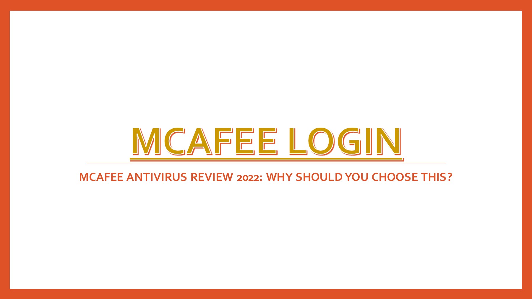 Mcafee Login - harryellison478 - Page 1 - 9 | Flip PDF Online | PubHTML5