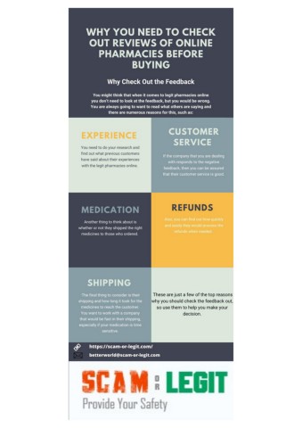 Why You Need to Check Out Reviews of Online Pharmacies Before Buying