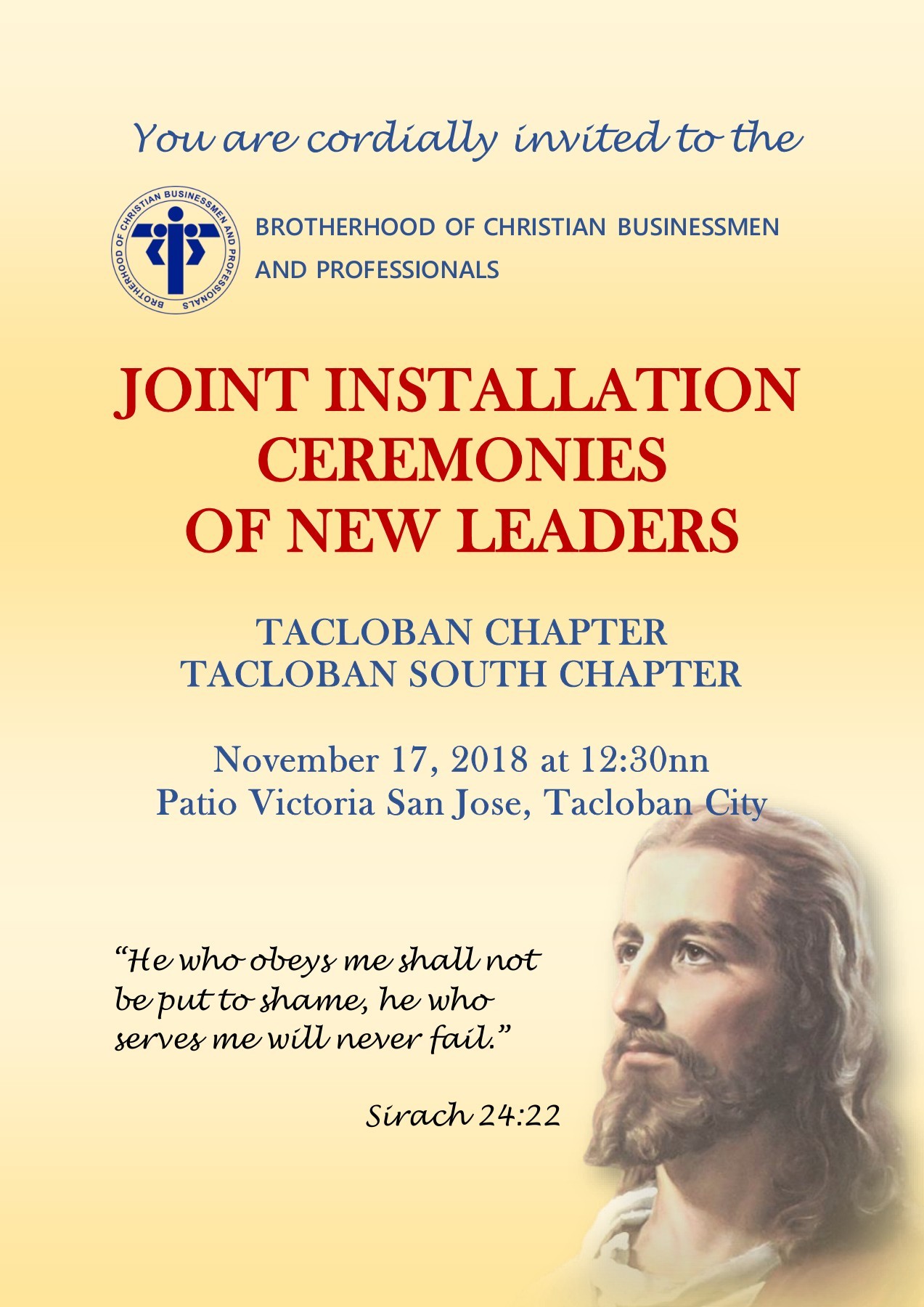 BCBP Installation Rites invitation - michelle - Page 1 - 3 | Flip PDF ...