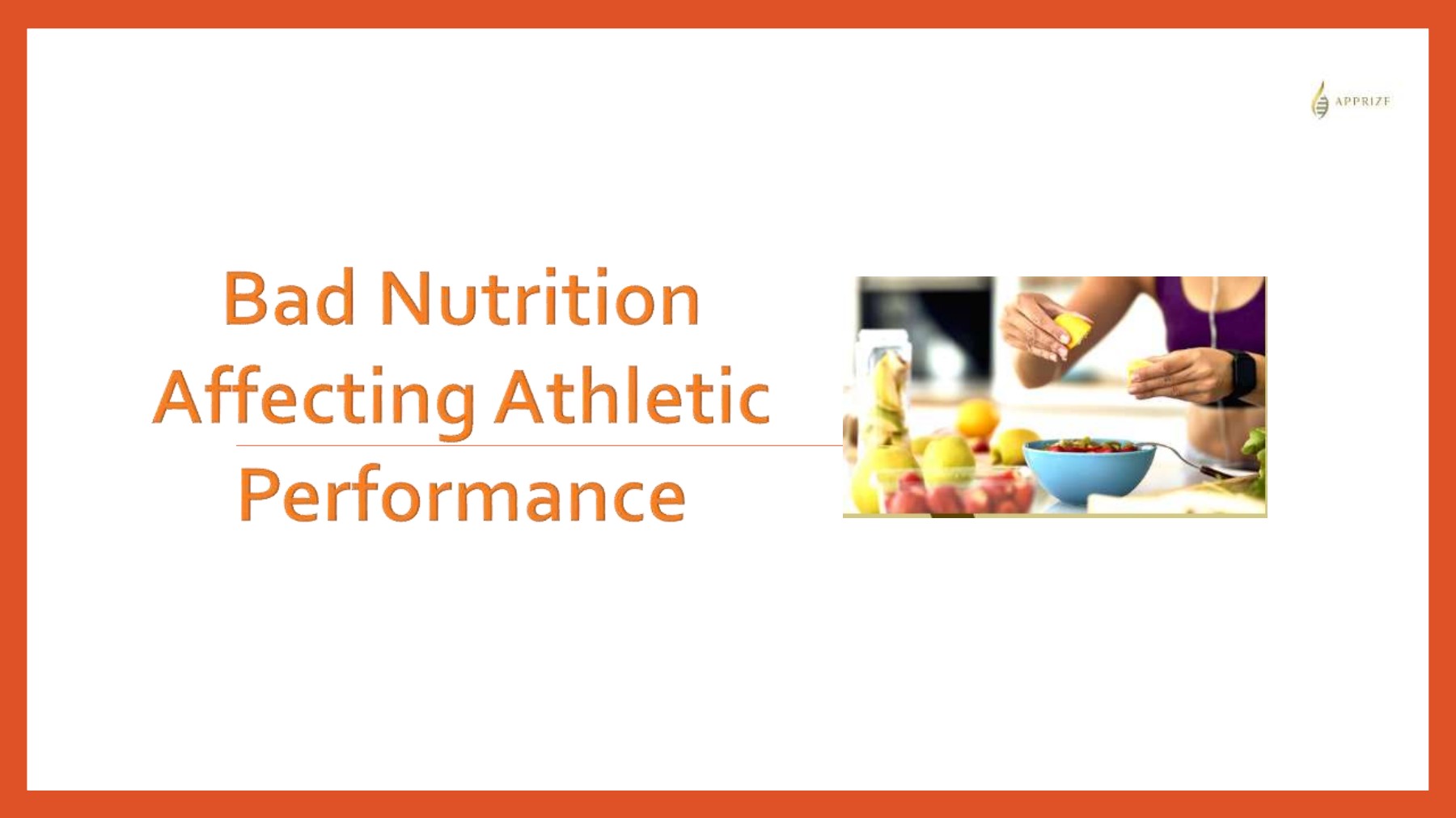 Bad Nutrition Affecting Athletic Performance - Apprize Med - Page 1 - 6 ...