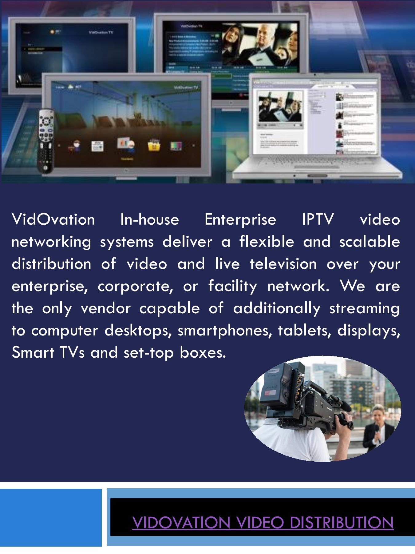 VidOvation Corporation - WirelessVideoHDTransmitters - Page 1 - 10 ...