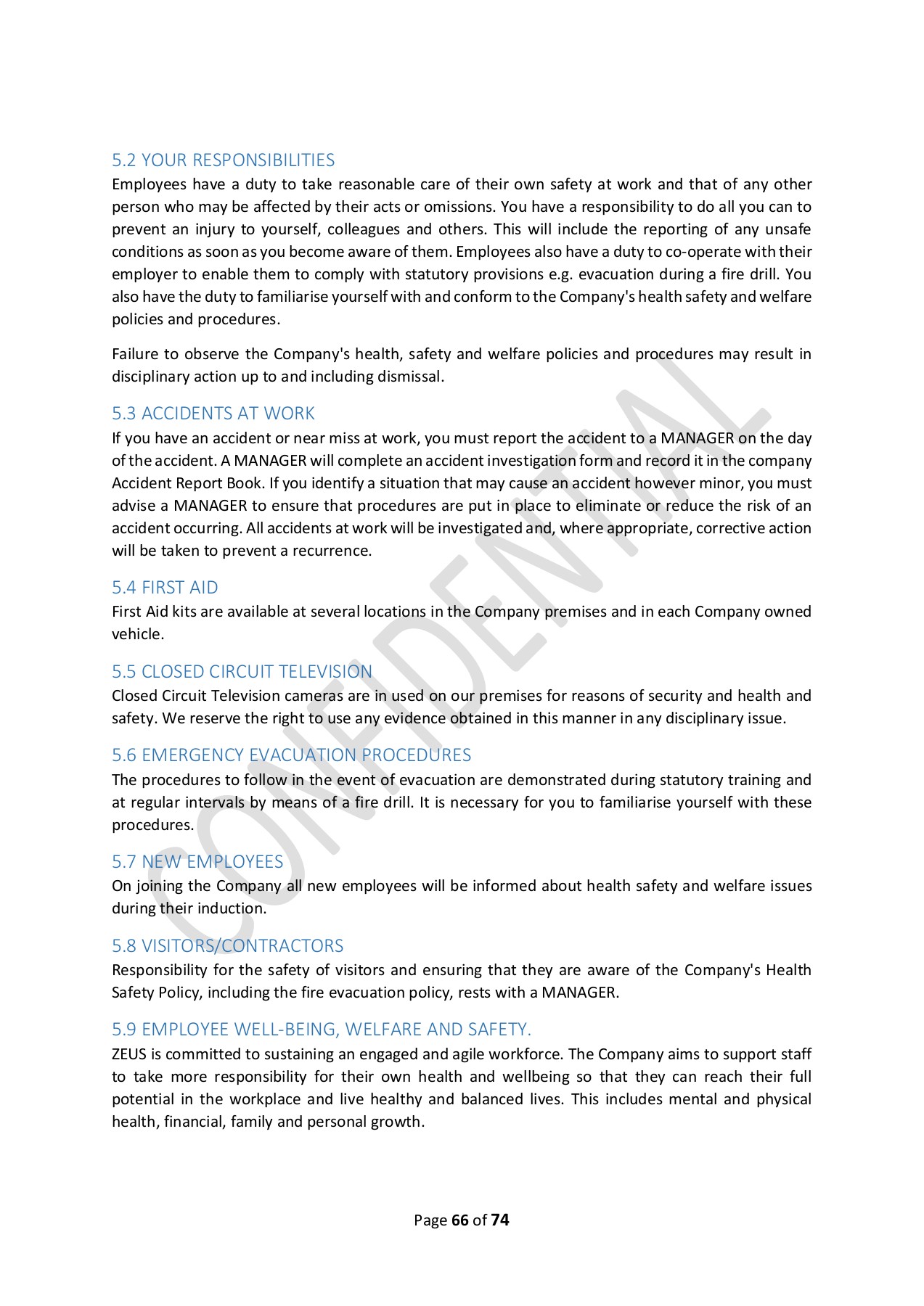 Zeus Employee Handbook - David - Page 67 | Flip PDF Online | PubHTML5