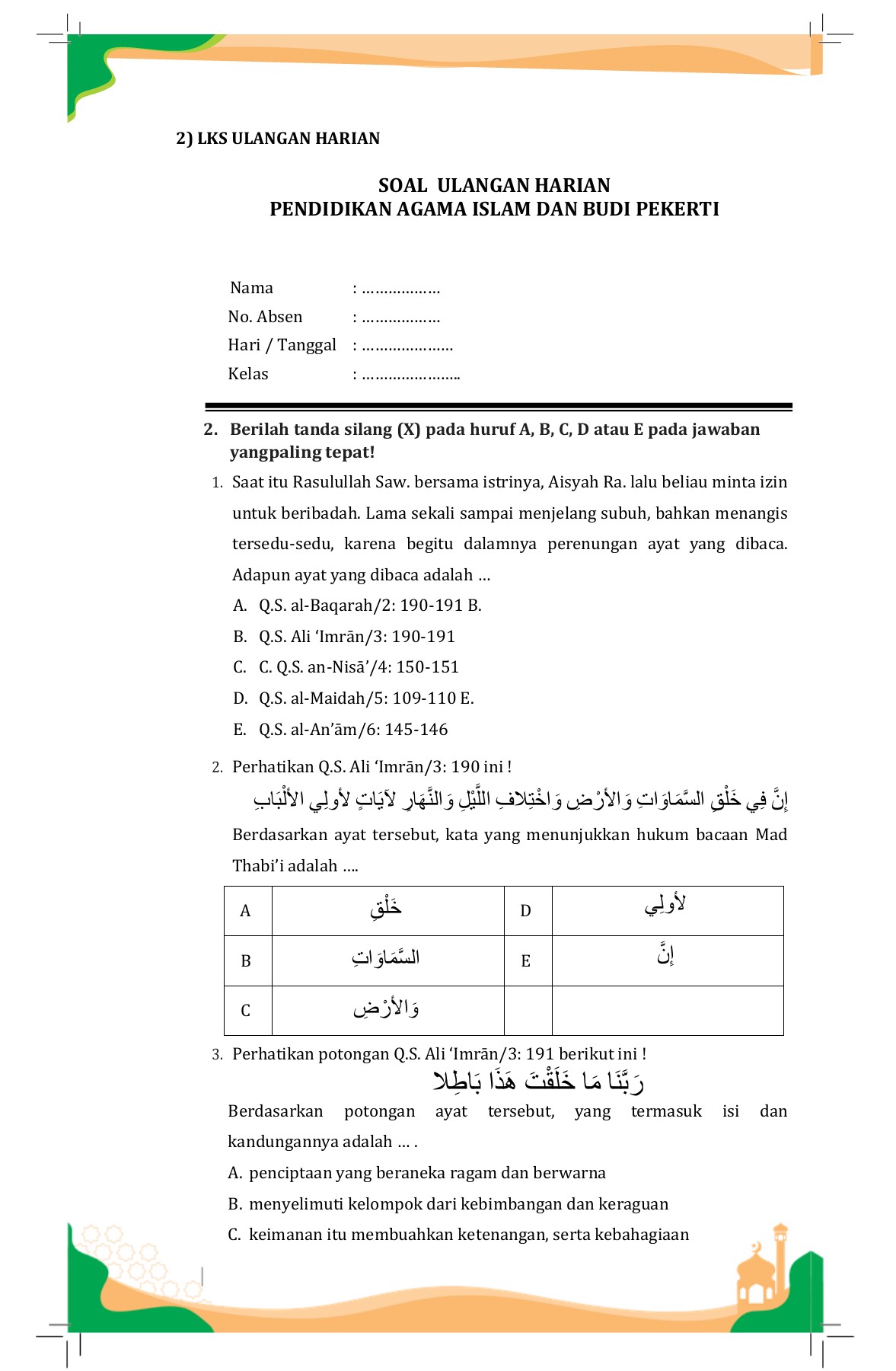 Modul Ajar PAI kls XII OK - Rom_ Dlon - Page 16 | Flip PDF Online | PubHTML5