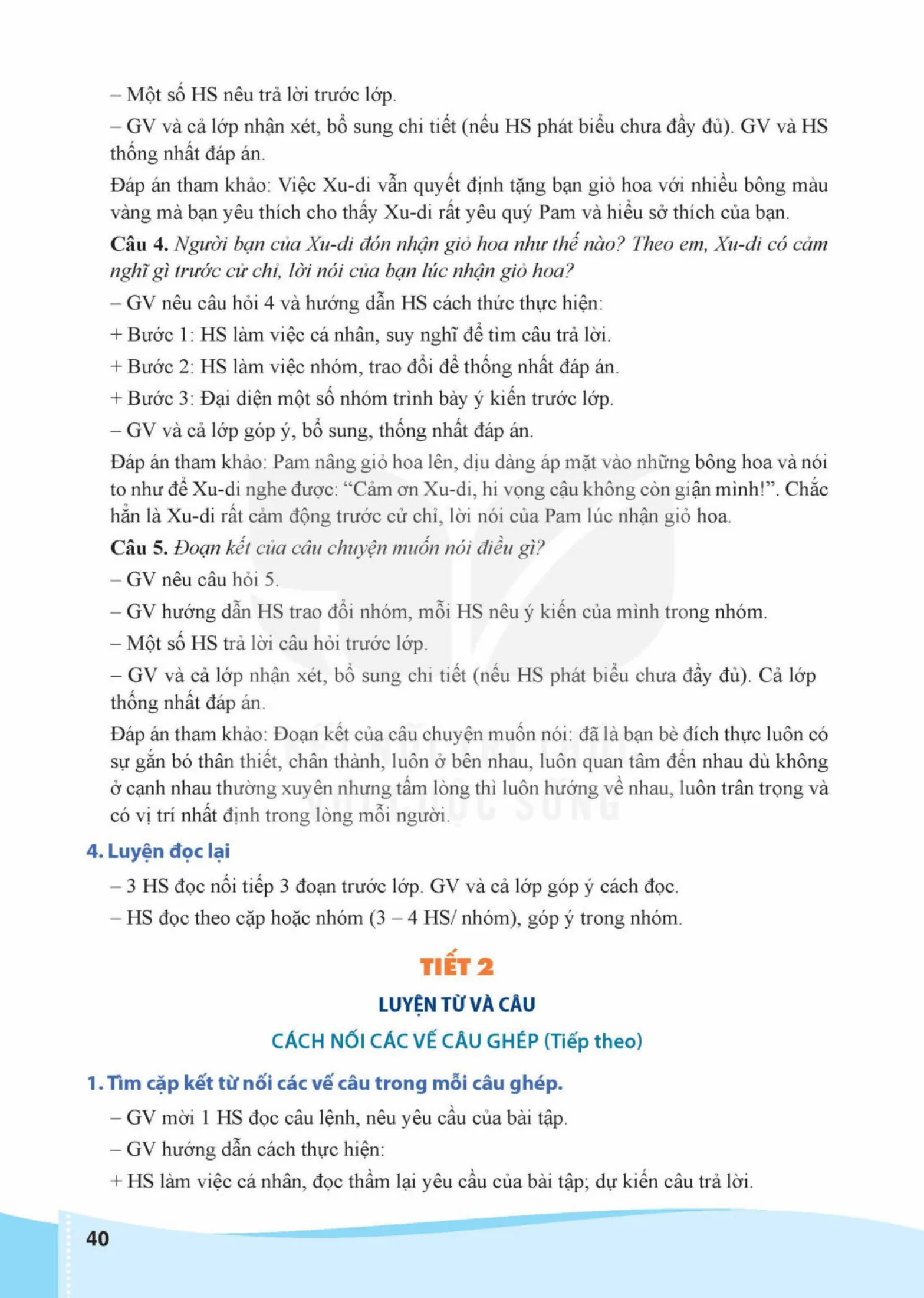 SGV Tieng Viet 5 Tap 2 - KNTT - TIỂU HỌC THIÊN HƯƠNG - THƯ VIỆN ĐIỆN TỬ - Trang 41 | PDF lật ...