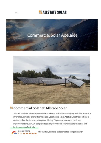 Commercial Solar Adelaide