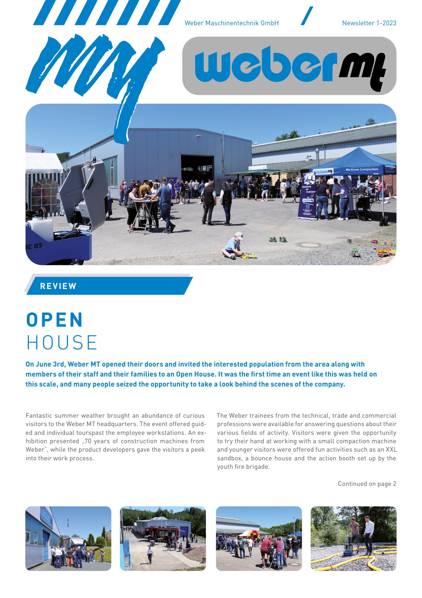 WeberMT_Hauszeitung-A4_2023_EN - Schmelzer Medien - Seite 1 - 6 | Daumenkino PDF Online | PubHTML5