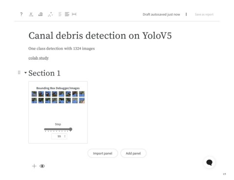 Canal debris detection on YoloV5 _ YOLOv5 – Weights & Biases