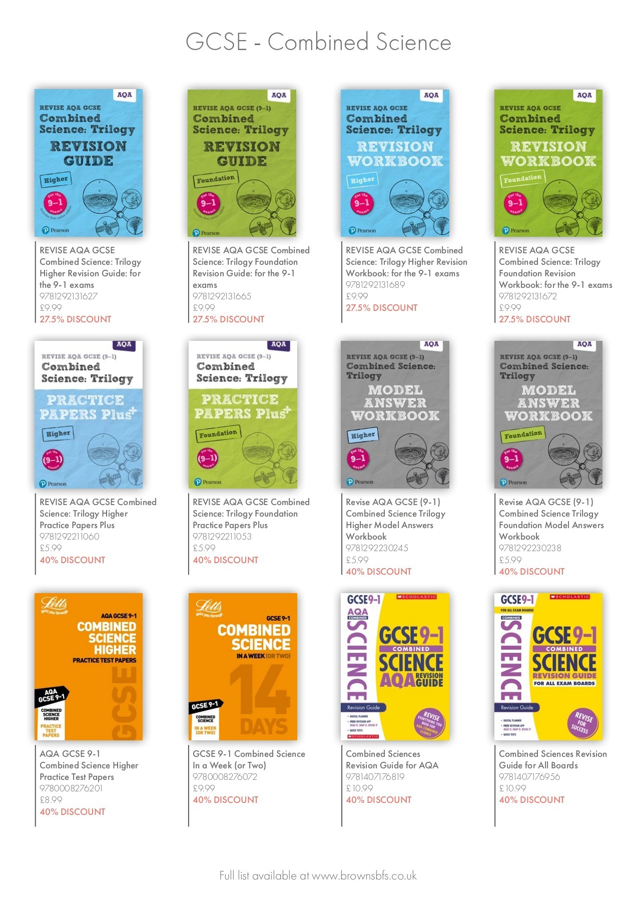 Science Revision Guides - Browns Books - Page 9 | Flip PDF Online ...