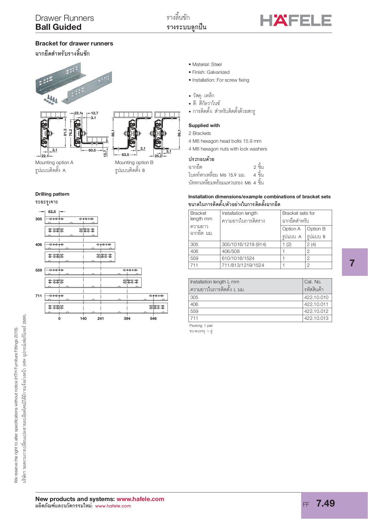Hafele - ชาญชัยเซรามิค สาขาบ้านลาด จ.เพชรบุรี - 页 303 | 在线翻页PDF | PubHTML5