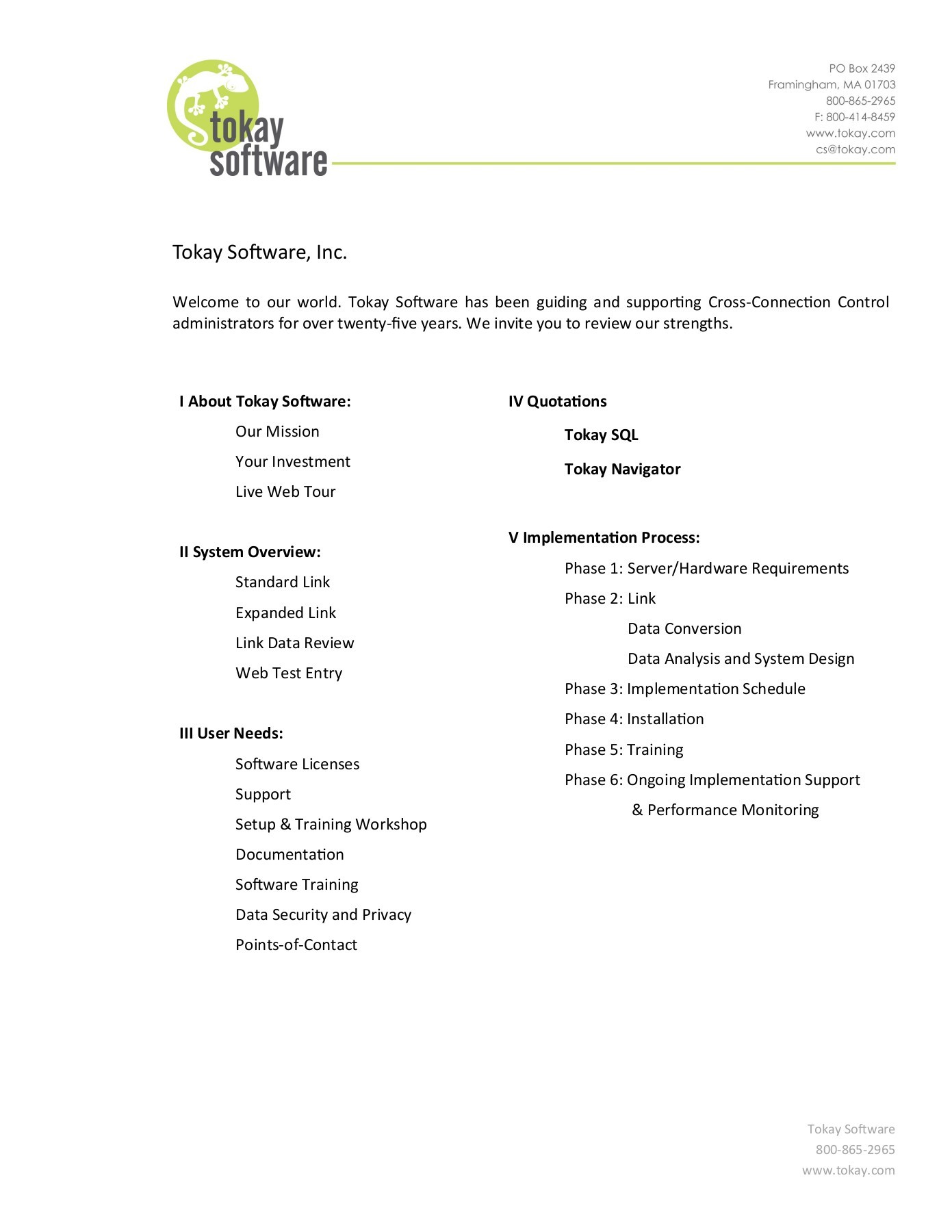 ~$Body_TokaySQL and Navigator Proposal-one packet - bonnie - Page 1 ...