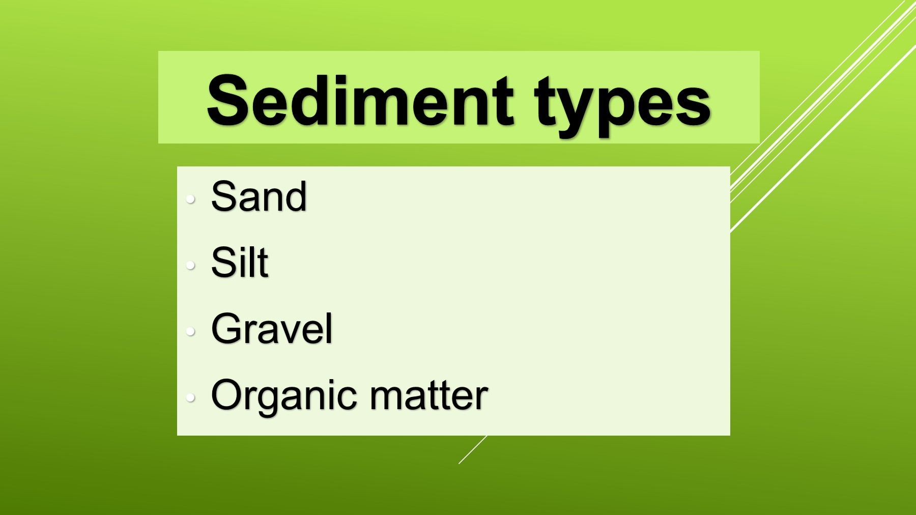 Sediment Types - Version 2 - connerisnotin - Page 1 - 9 | Flip PDF ...