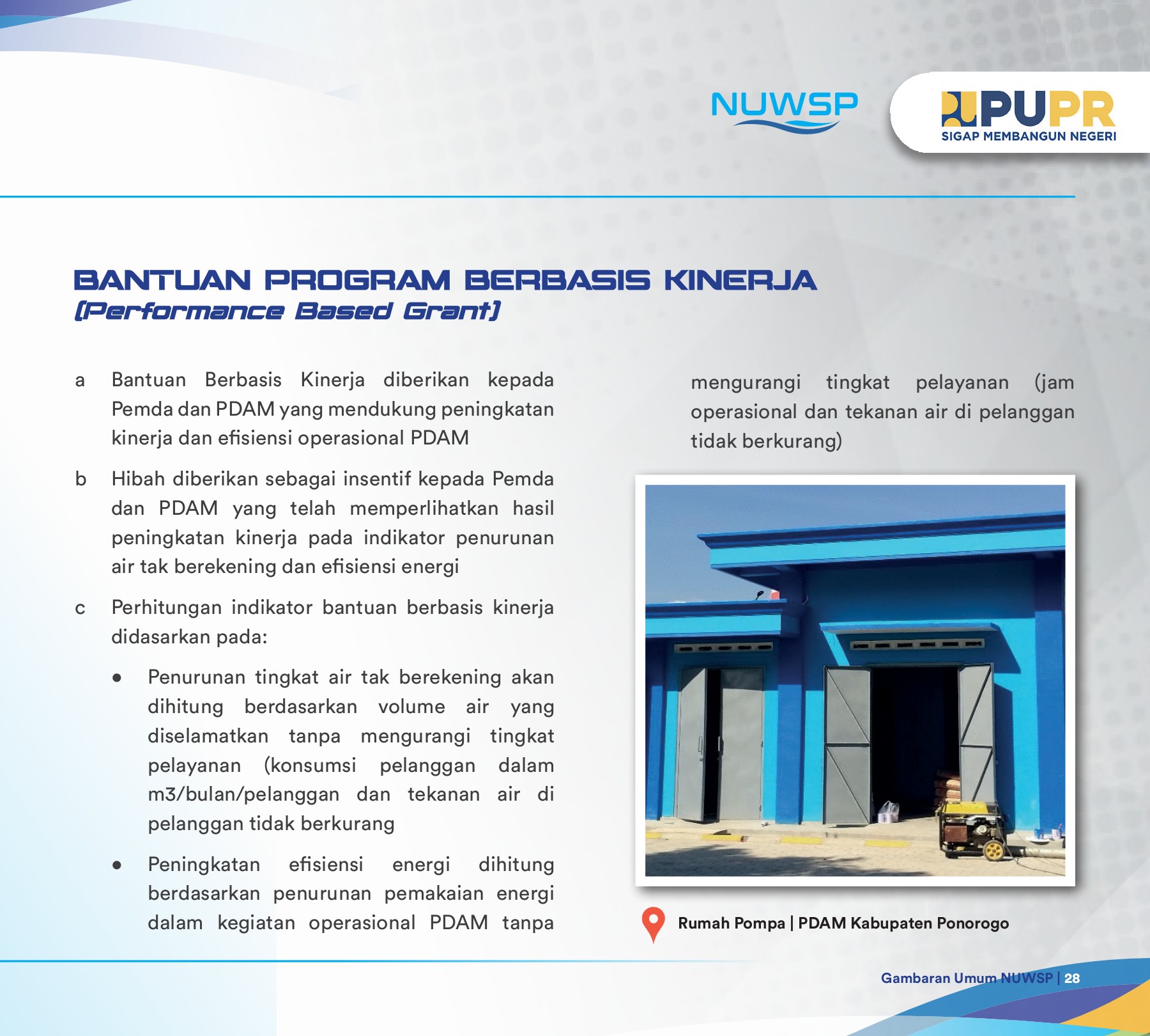 Final Booklet NUWSP Launching - Ferry Mustikajaya - Halaman 31 | PDF ...