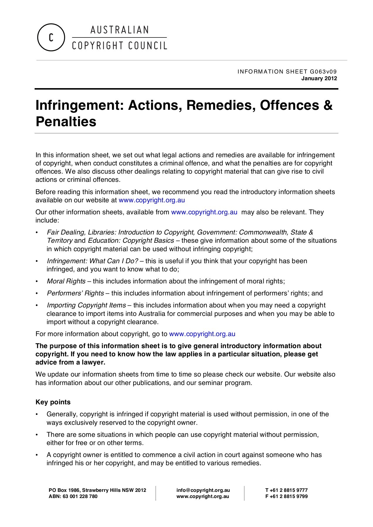 infringement actions remedies - Stephen Yarrow - Page 1 - 8 | Flip PDF ...