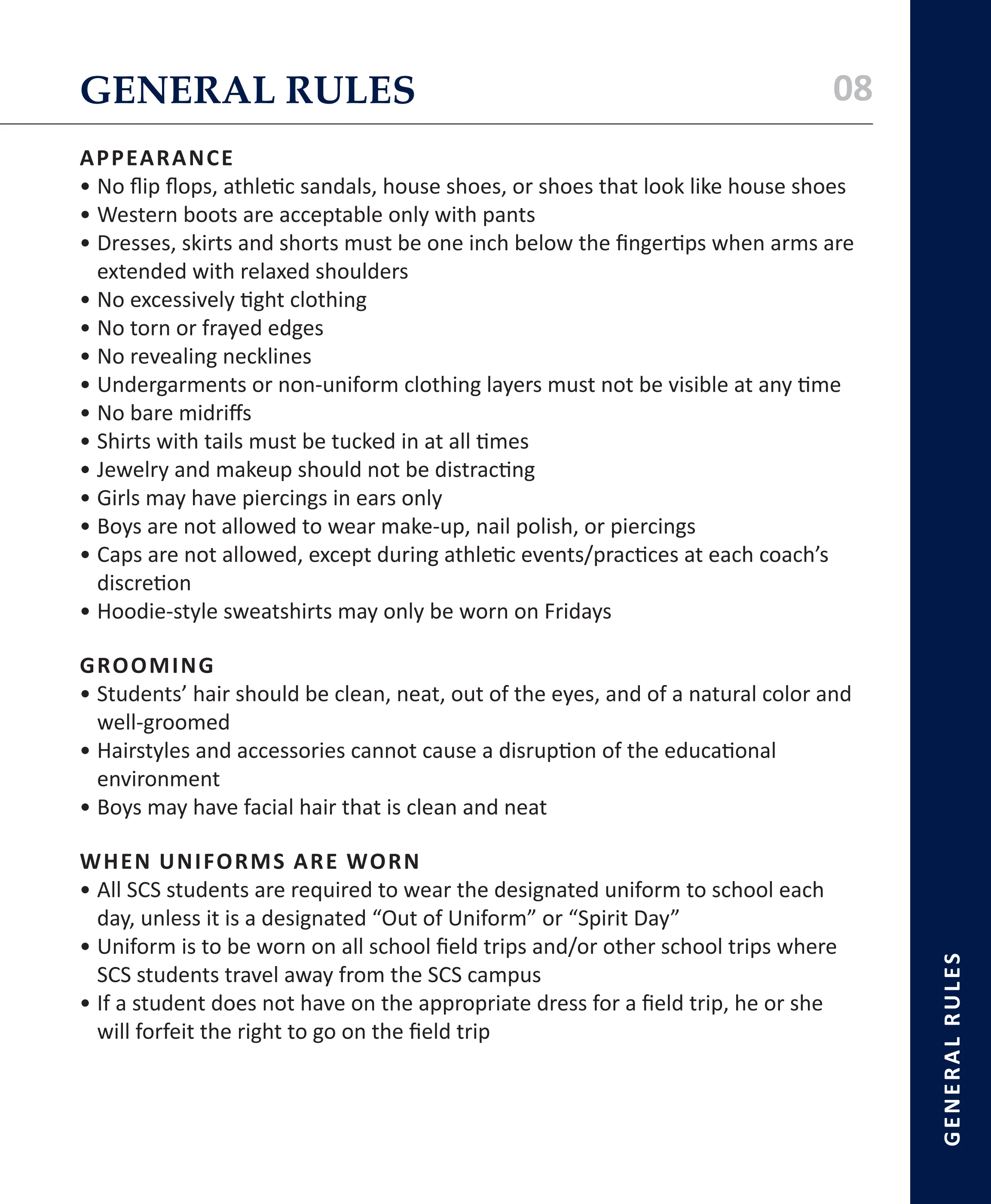 2025-2026 Uniform Guide - salliegrace - Page 9 | Flip PDF Online | PubHTML5