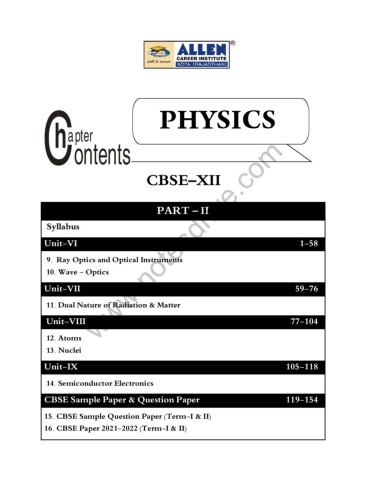 allen physics part 2 - Pankaj Kumar Chaudhary - Page 1 - 156 | Flip PDF ...