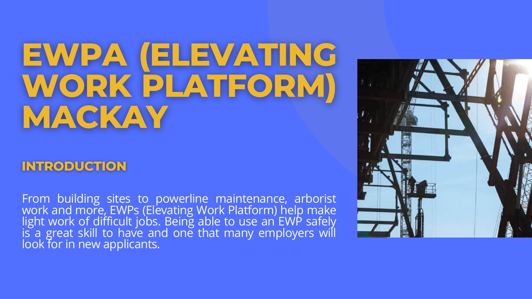 EWPA (Elevating Work Platform) Mackay - seo.sheerworkplacetraining ...