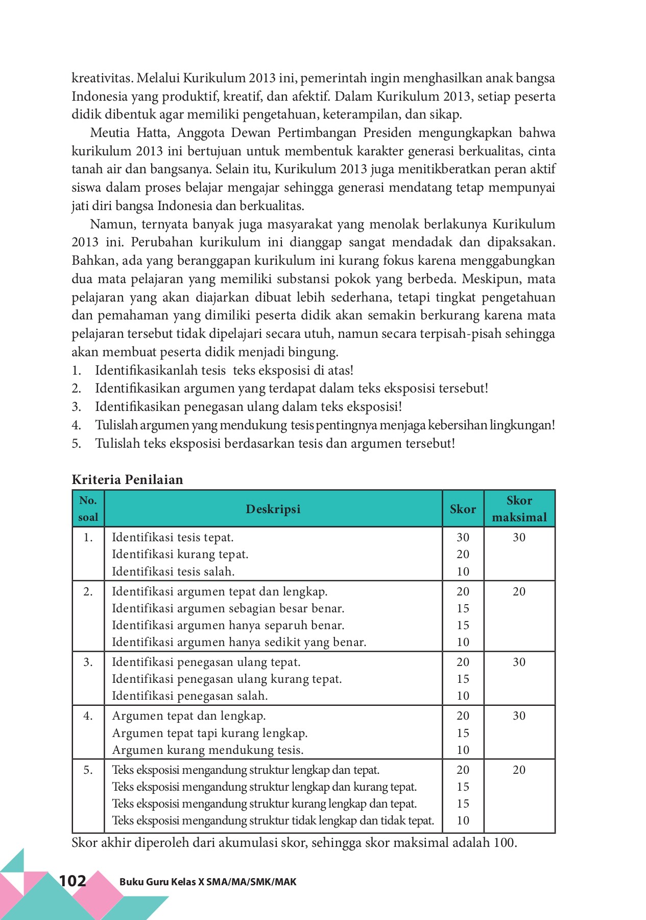BUKU PAKET BAHASA INDONESIA KELAS X - aspuri safitri - Halaman 120 | PDF Online | PubHTML5