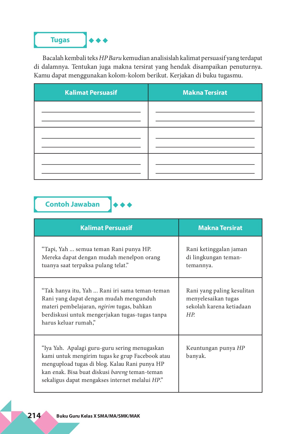 BUKU PAKET BAHASA INDONESIA KELAS X - aspuri safitri - Halaman 232 | PDF Online | PubHTML5