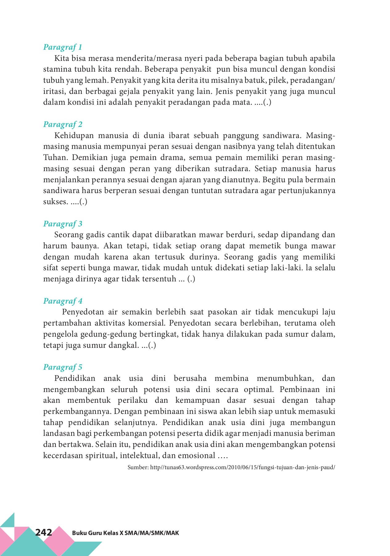 BUKU PAKET BAHASA INDONESIA KELAS X - aspuri safitri - Halaman 260 | PDF Online | PubHTML5