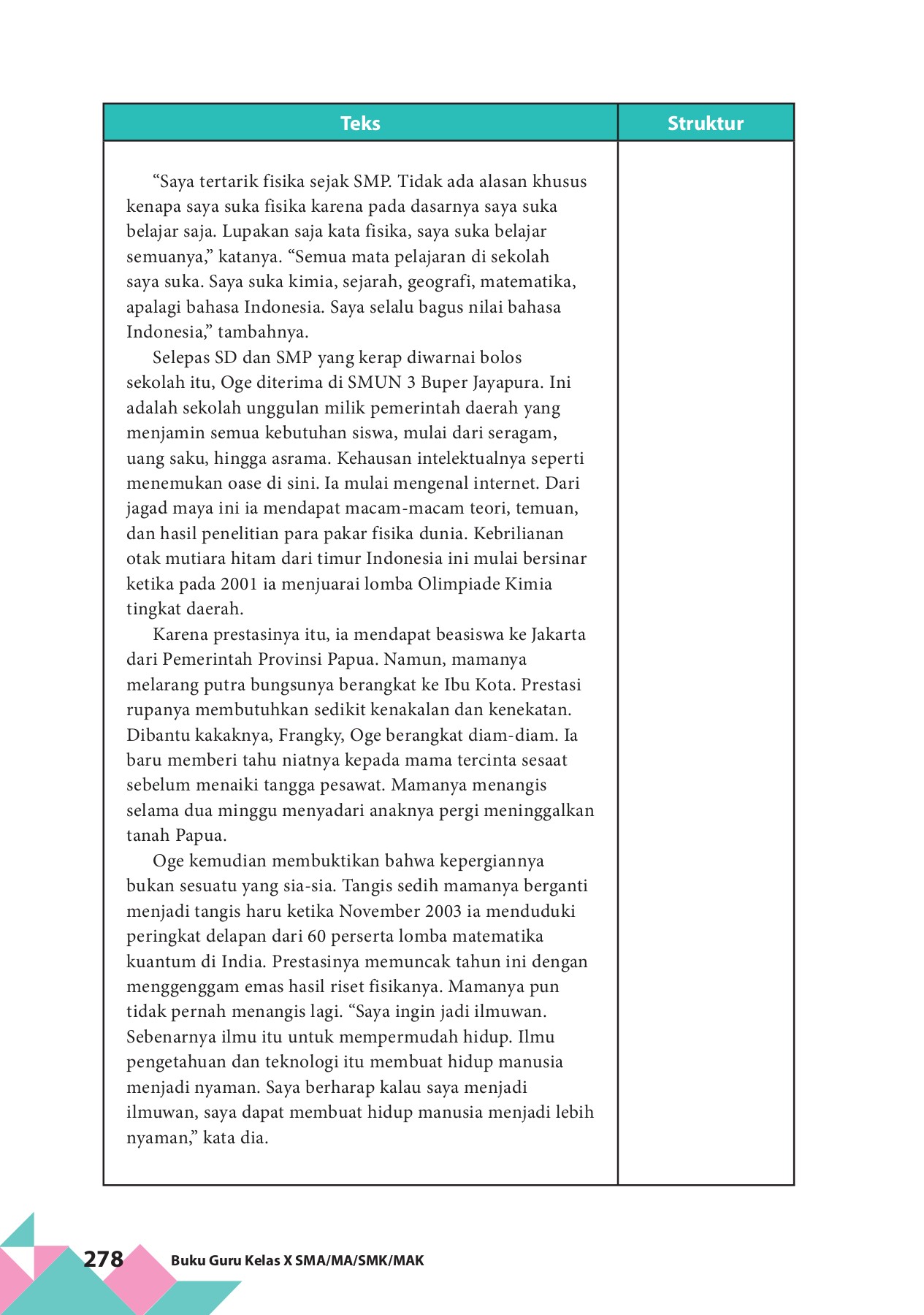 BUKU PAKET BAHASA INDONESIA KELAS X - aspuri safitri - Halaman 296 | PDF Online | PubHTML5