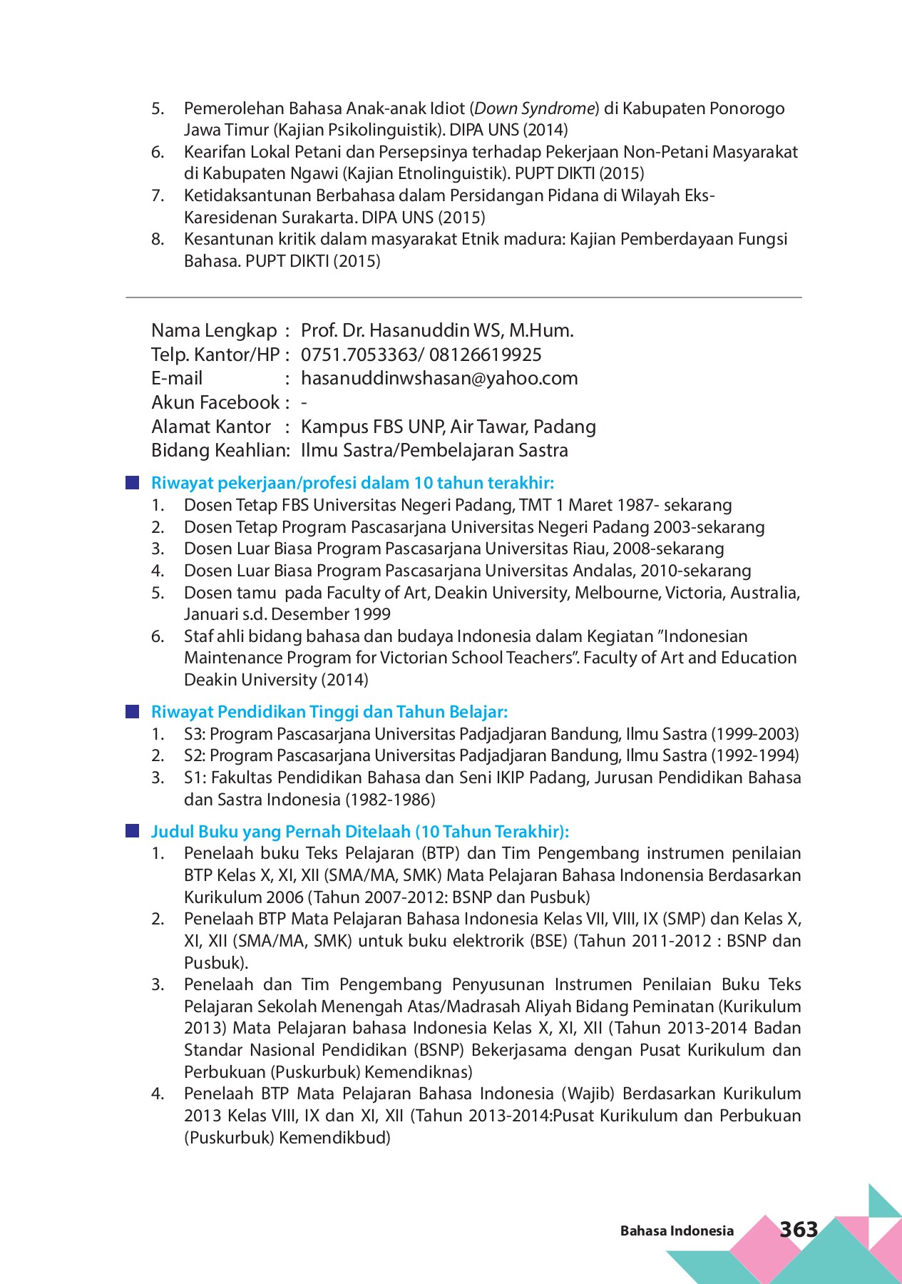 BUKU PAKET BAHASA INDONESIA KELAS X - aspuri safitri - Halaman 381 | PDF Online | PubHTML5